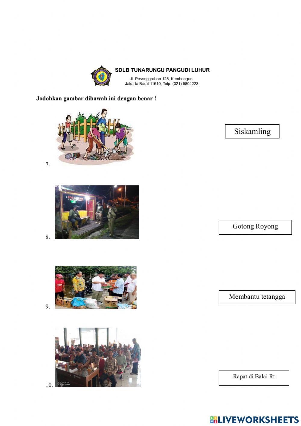 Latihan IPS interactive exercise | Live Worksheets