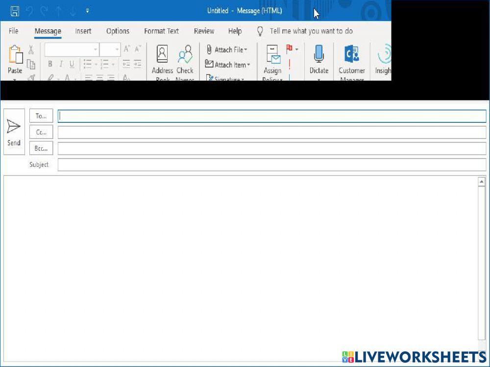 Writing an email 2403 | Johanna0712 | Live Worksheets