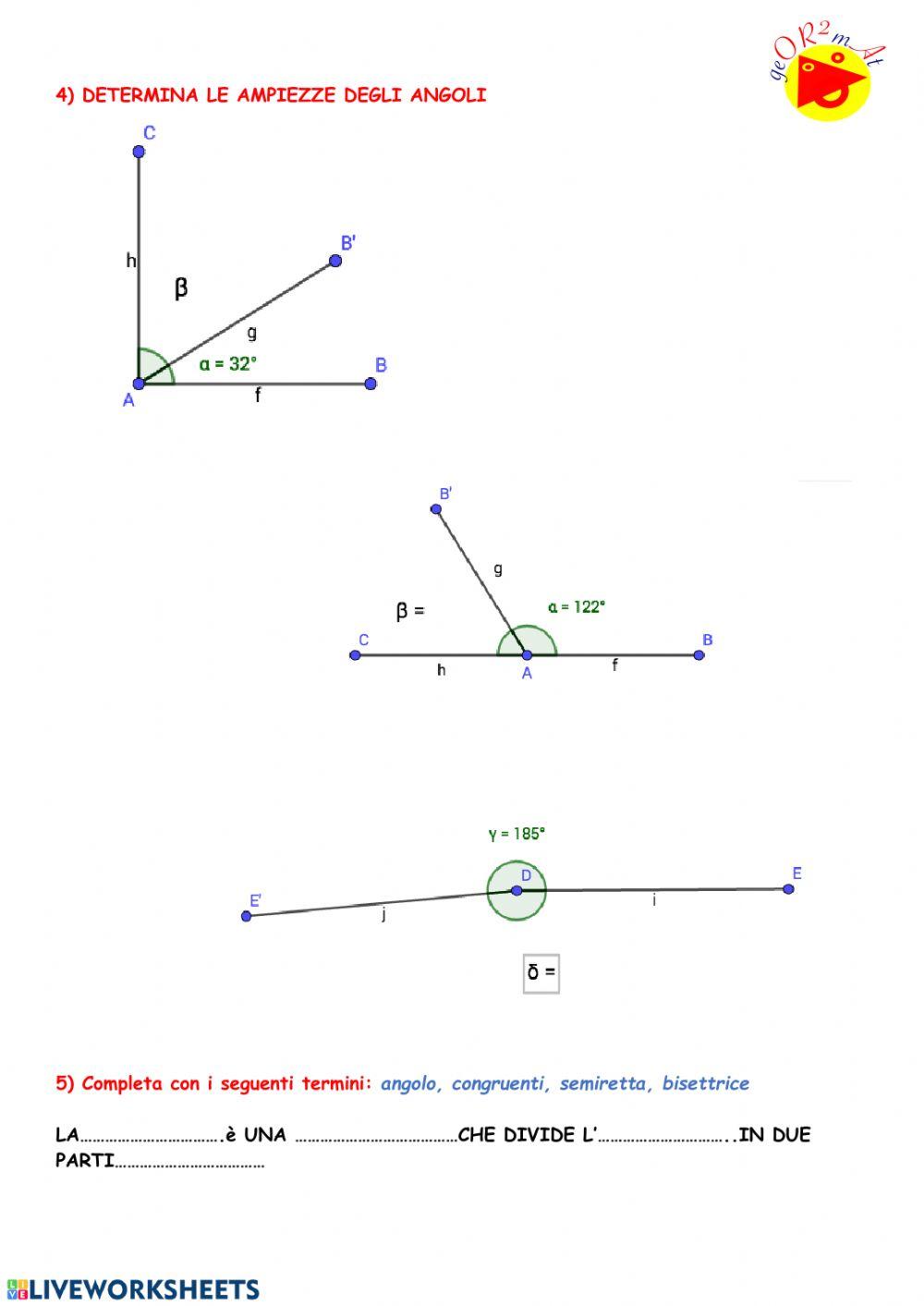 Angoli online worksheet | Live Worksheets
