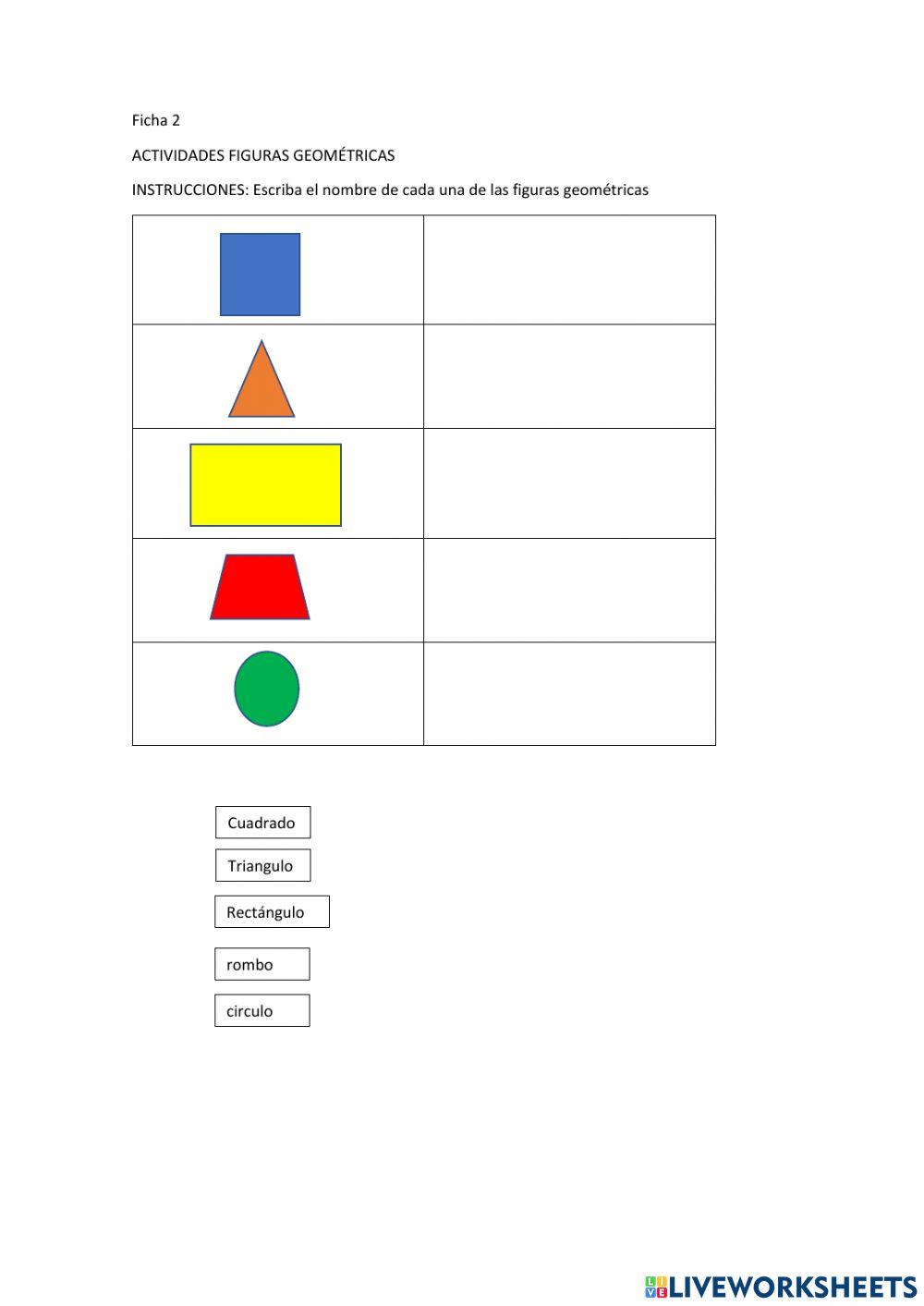 Ficha Para Identificar Figuras Geometricas Matematicas Para Primaria ... Ficha Para Identificar Figuras Geometricas Matematicas Para Primaria ...
