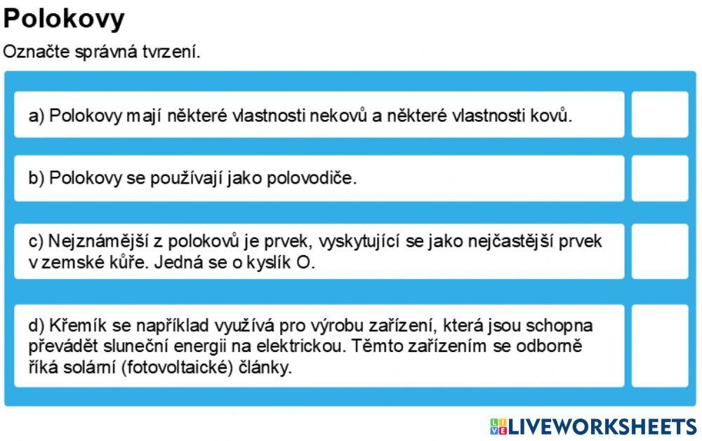 CH - 8.ročník -… | Free Interactive Worksheets | 855864
