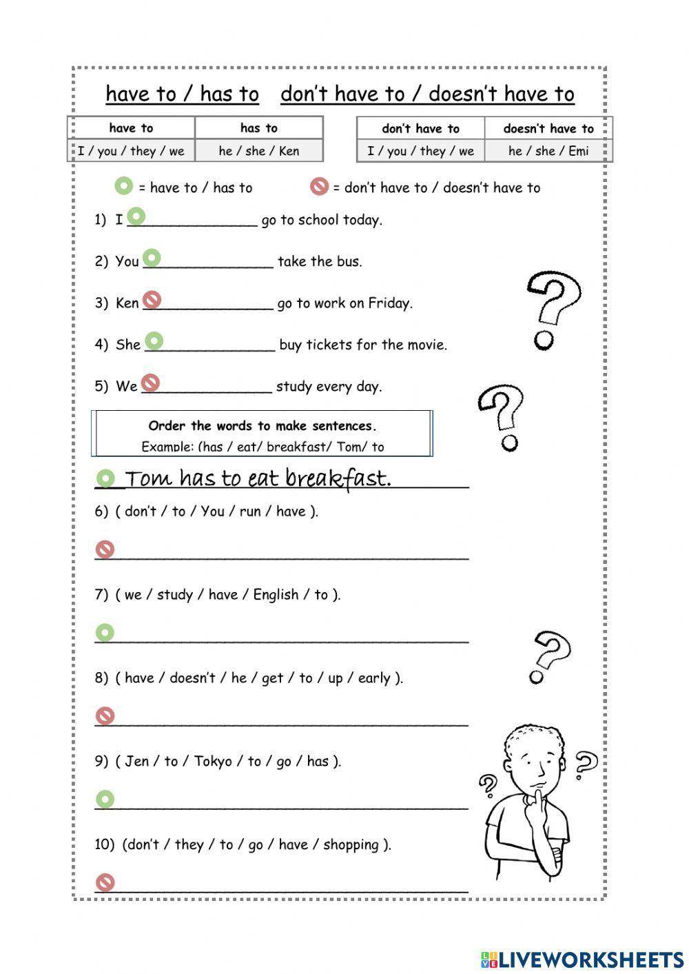 855969 | Have to | ElTeacherAlvaro | LiveWorksheets