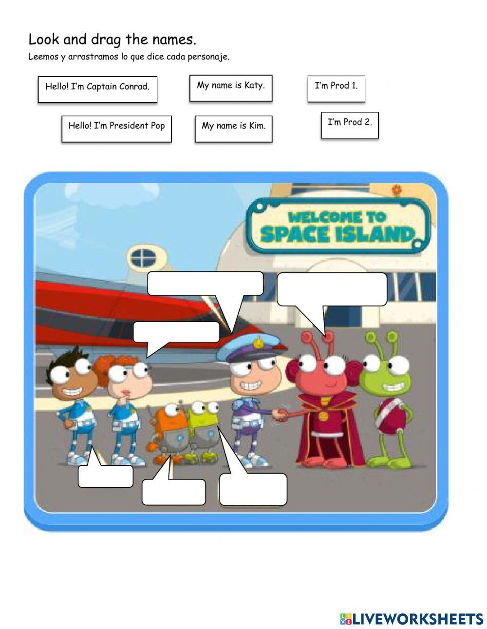 Book Characters exercise | Live Worksheets