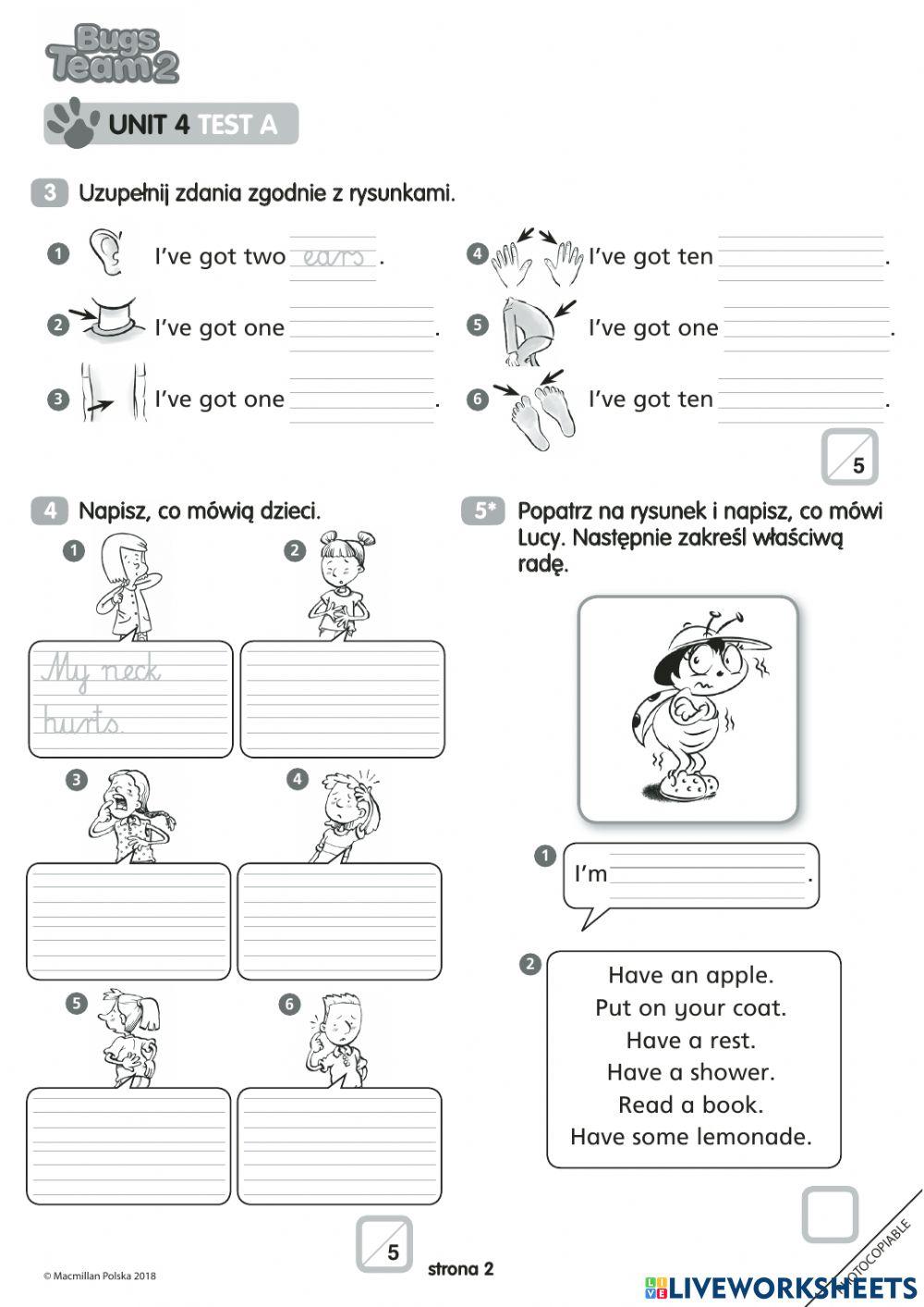 Unit 4 Test kla… | Free Interactive Worksheets | 6504502