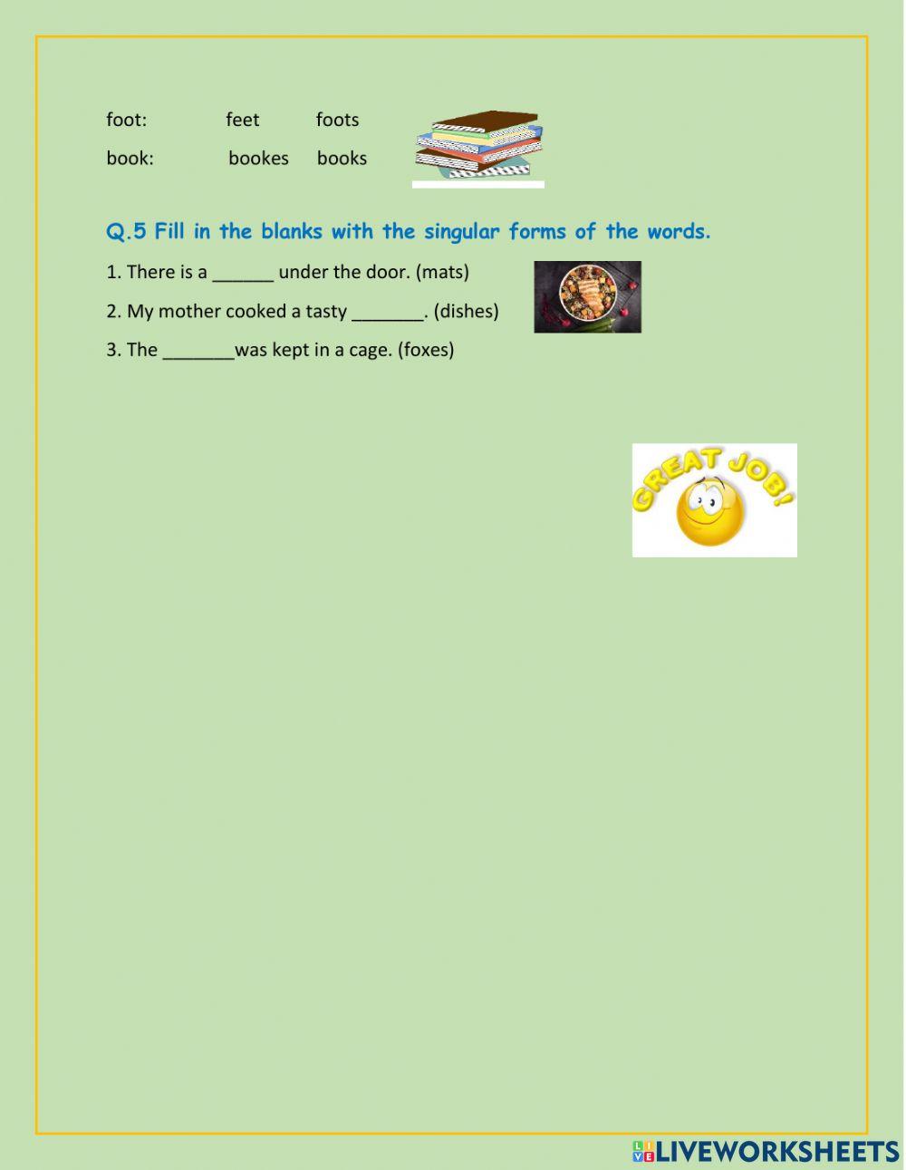 Vocabulary & Usage interactive worksheet | Live Worksheets