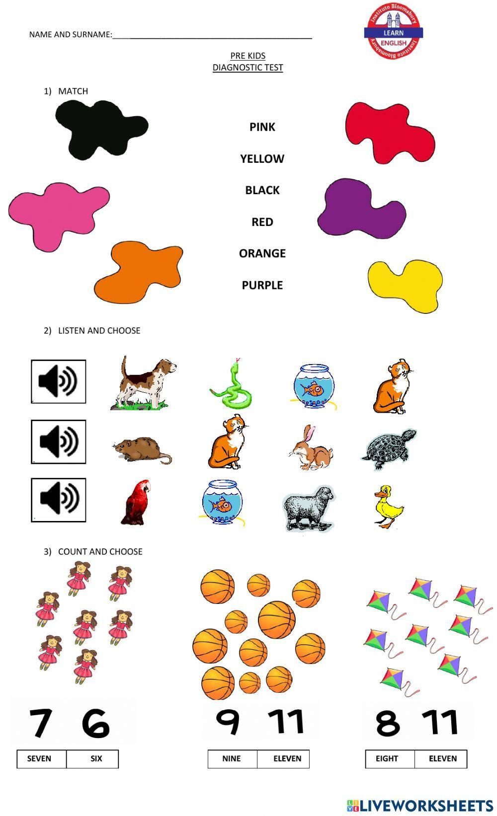 Diagnostic Test Interactive Activity For Pre Kids Live Worksheets diagnostic-test-interactive-activity-for-pre-kids-live-worksheets