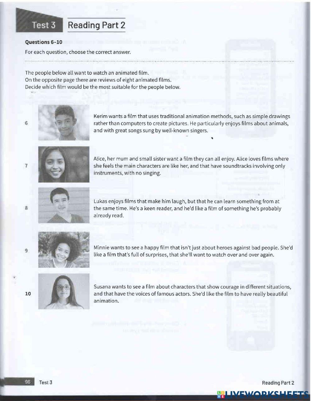 B1 - Cambridge … | Free Interactive Worksheets | 6505936