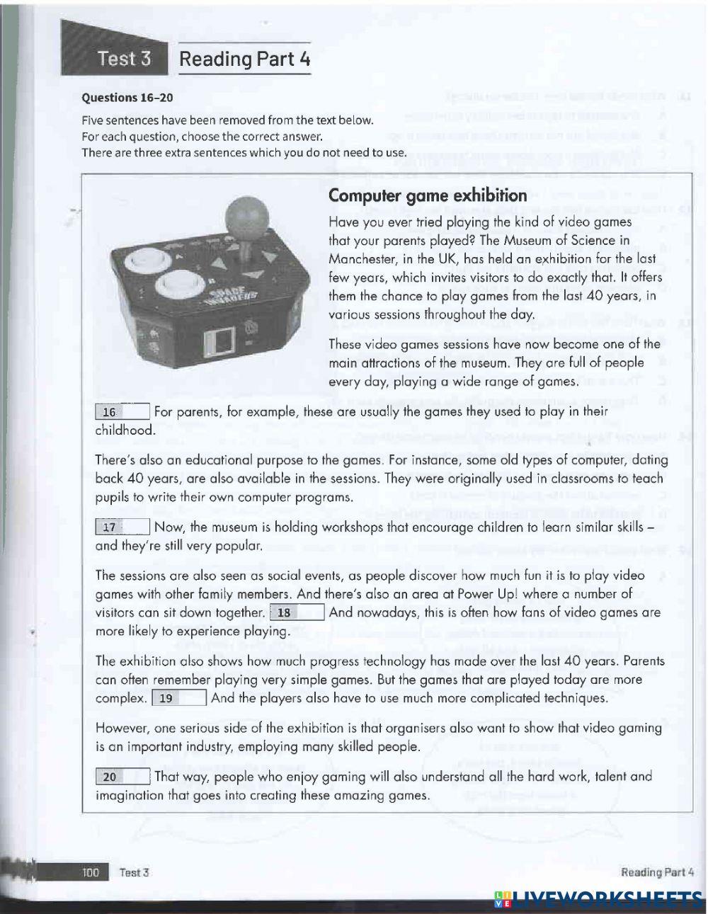 B1 - Cambridge … | Free Interactive Worksheets | 6505936