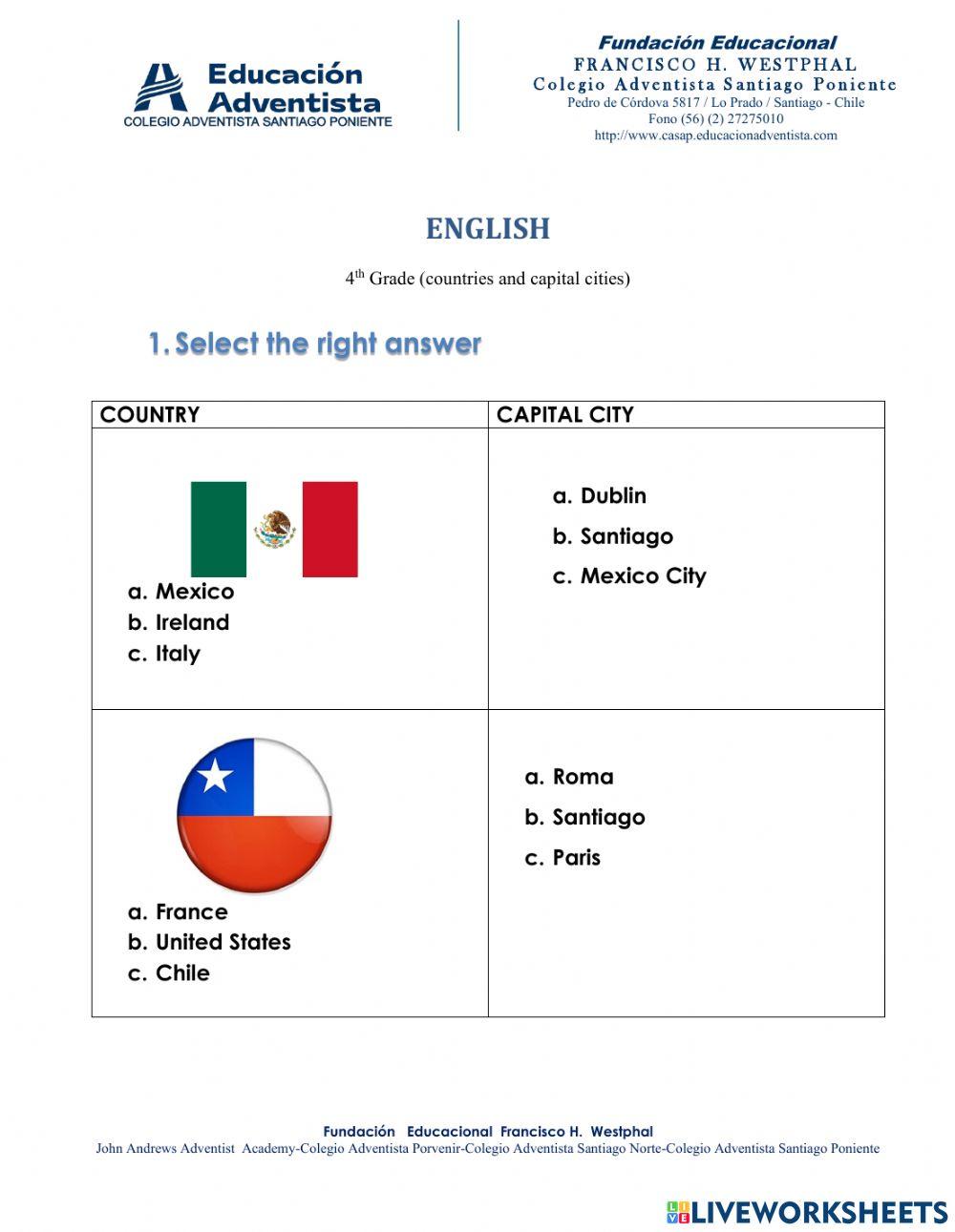 Countries and Capitals 859674 | Janinna | Live