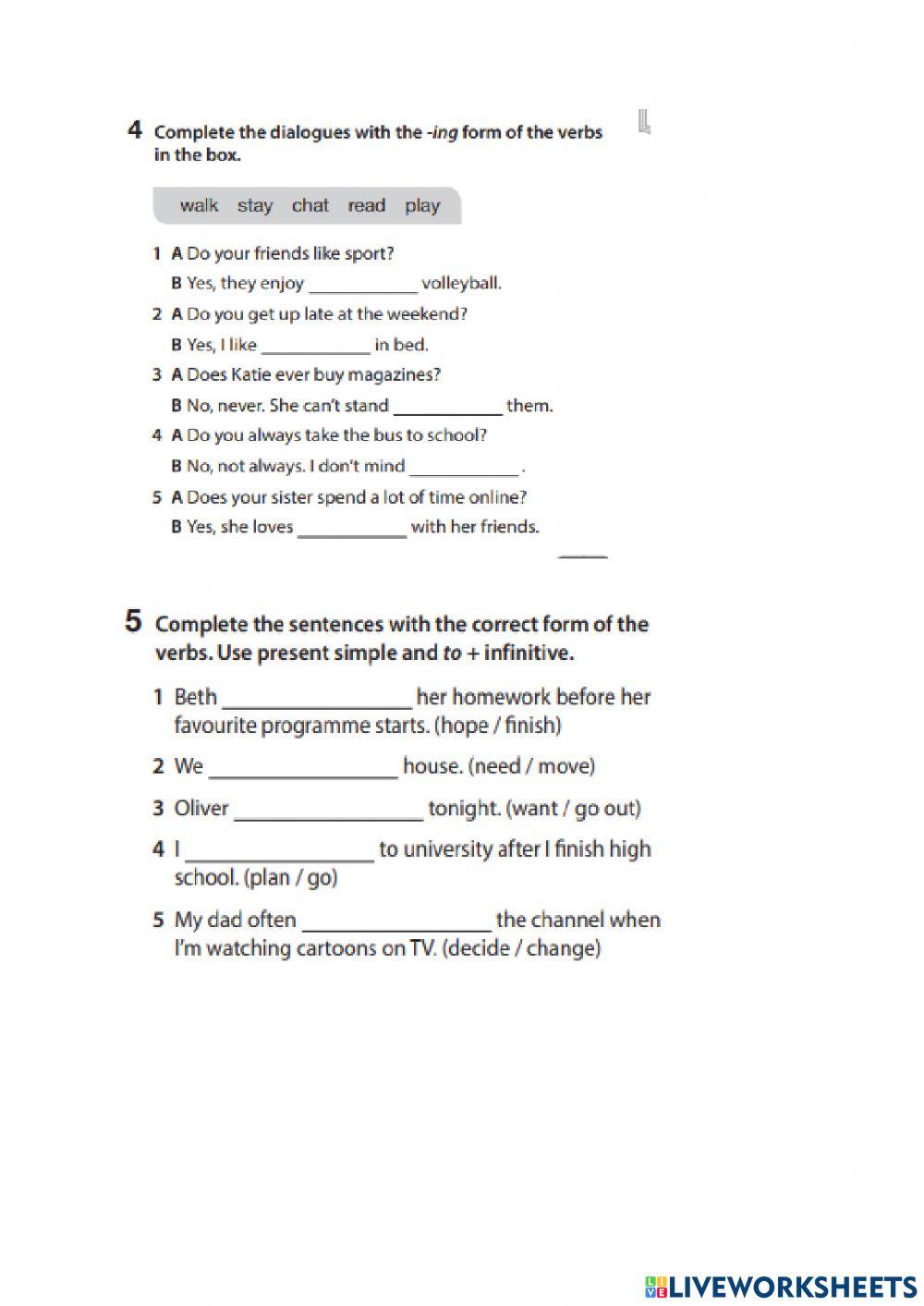 klasa 7 unit 4 | Free Interactive Worksheets | 4917061