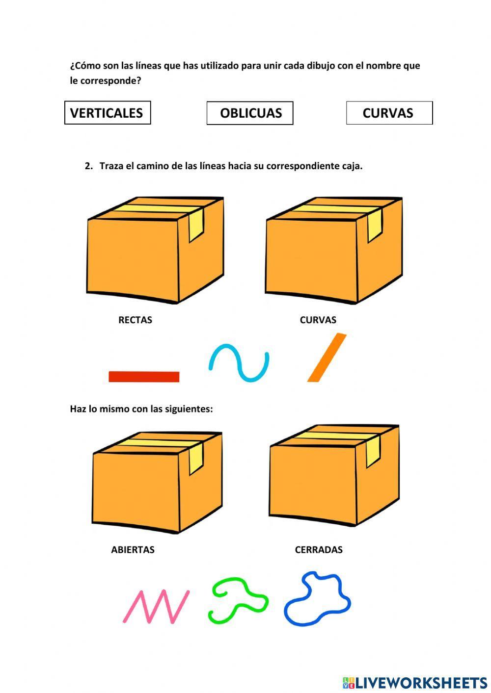 Elementos básicos de geometría activity | Live Worksheets