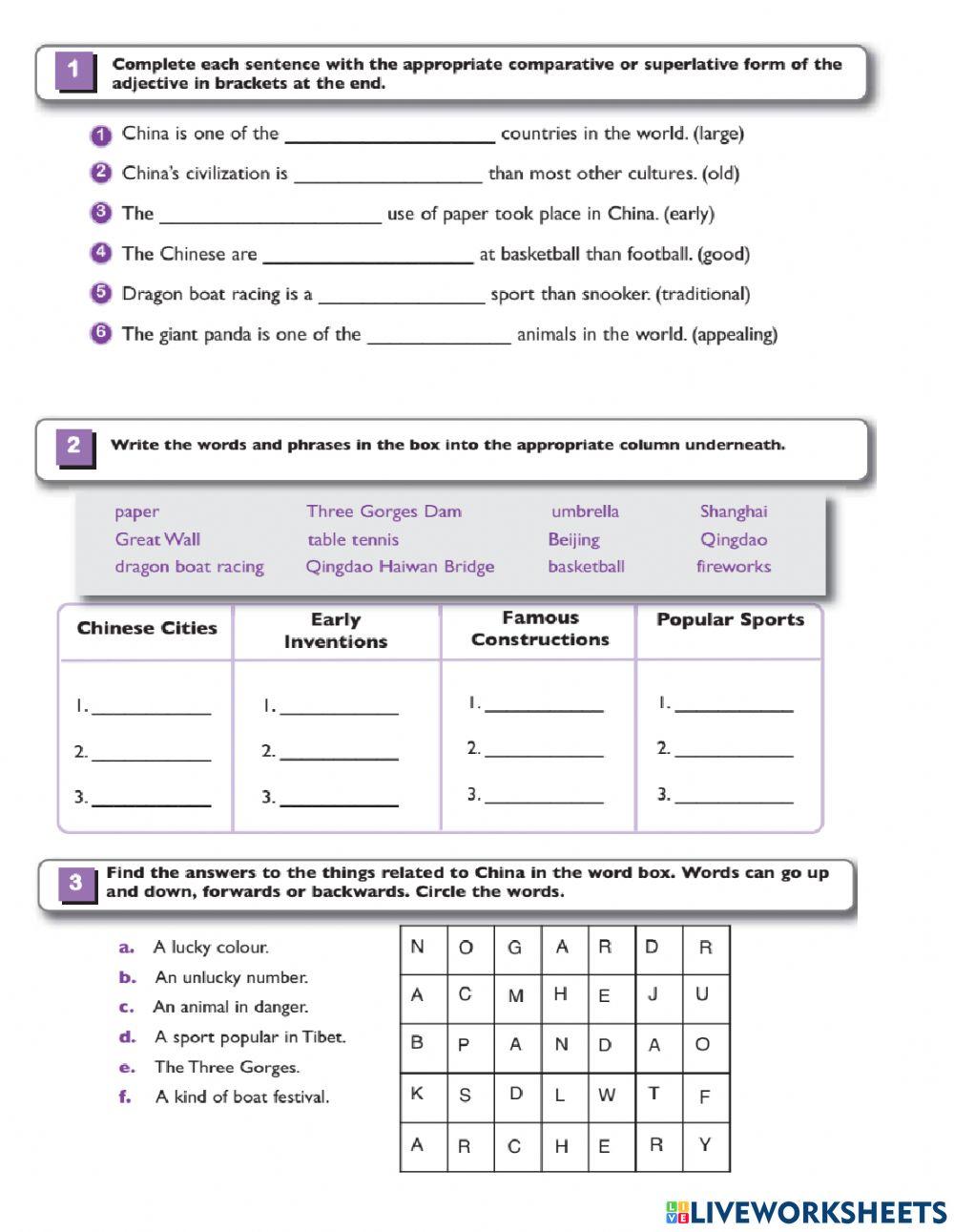 11B WB P. 12, ACTs 1-3 worksheet | Live Worksheets