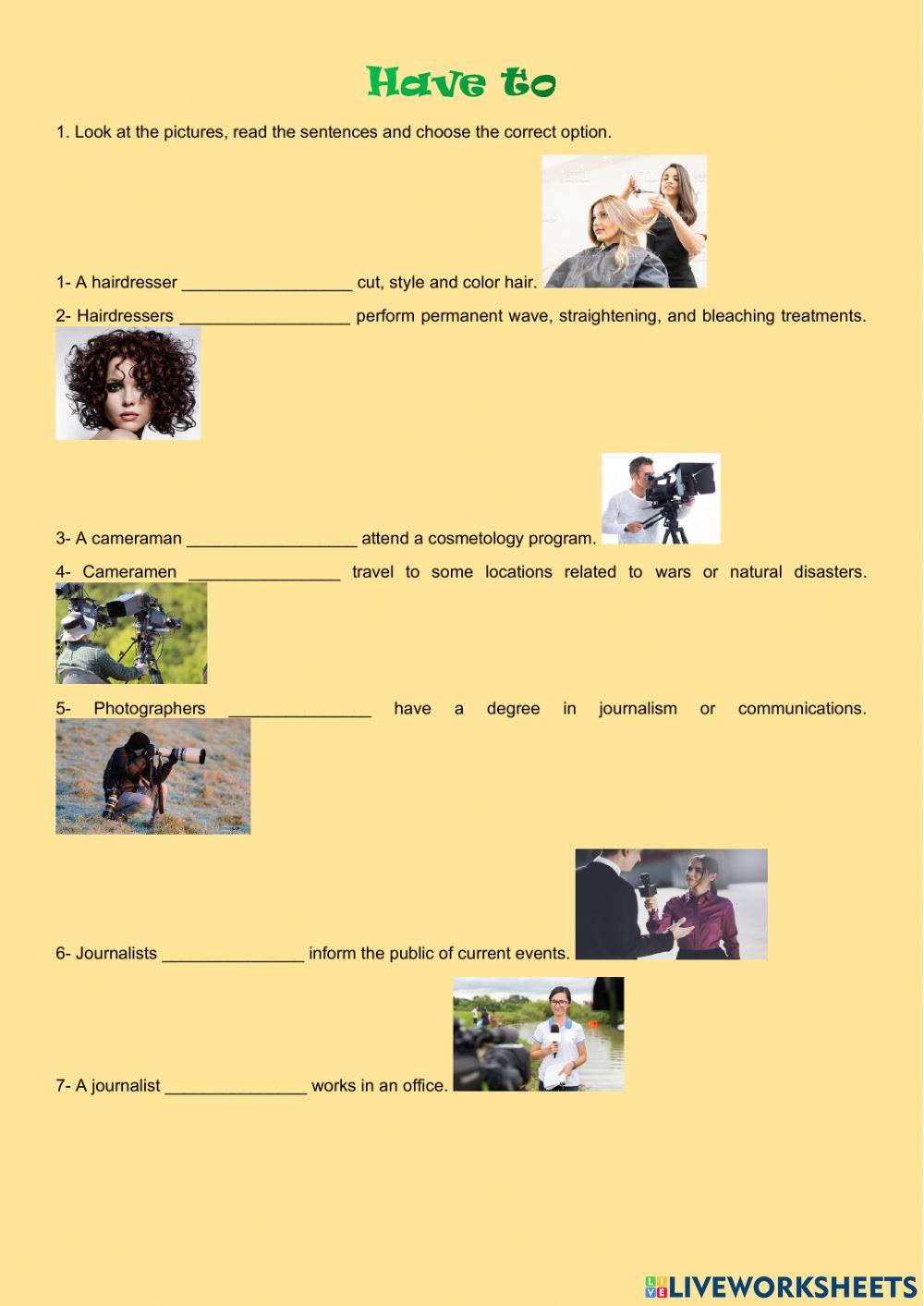 Have to interactive worksheet for 2° Intensive Pre teens | Live Worksheets