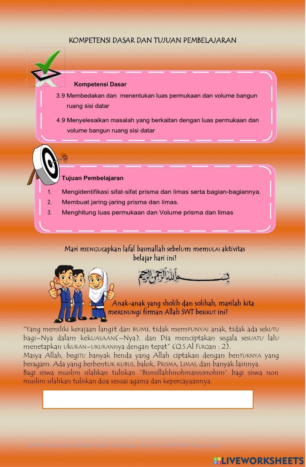 BRSD Tugas 3 | Free Interactive Worksheets | 862384