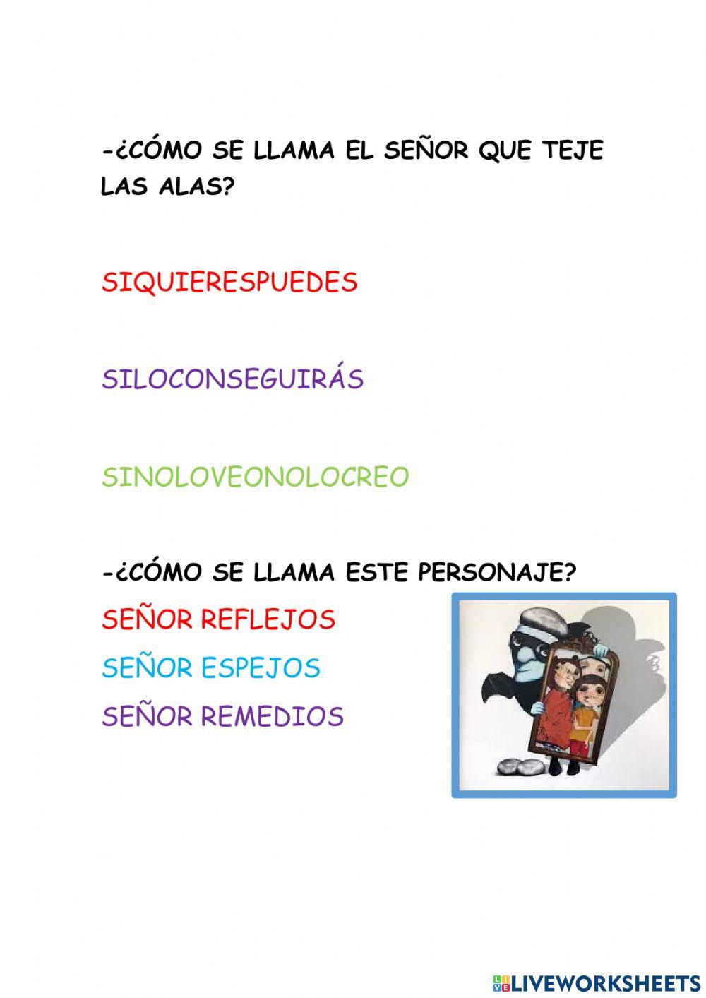 Cuando las niña… | Free Interactive Worksheets | 870207
