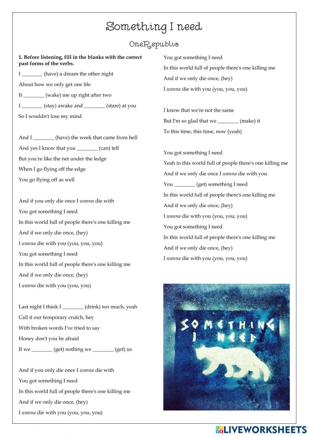 onerepublic something i need