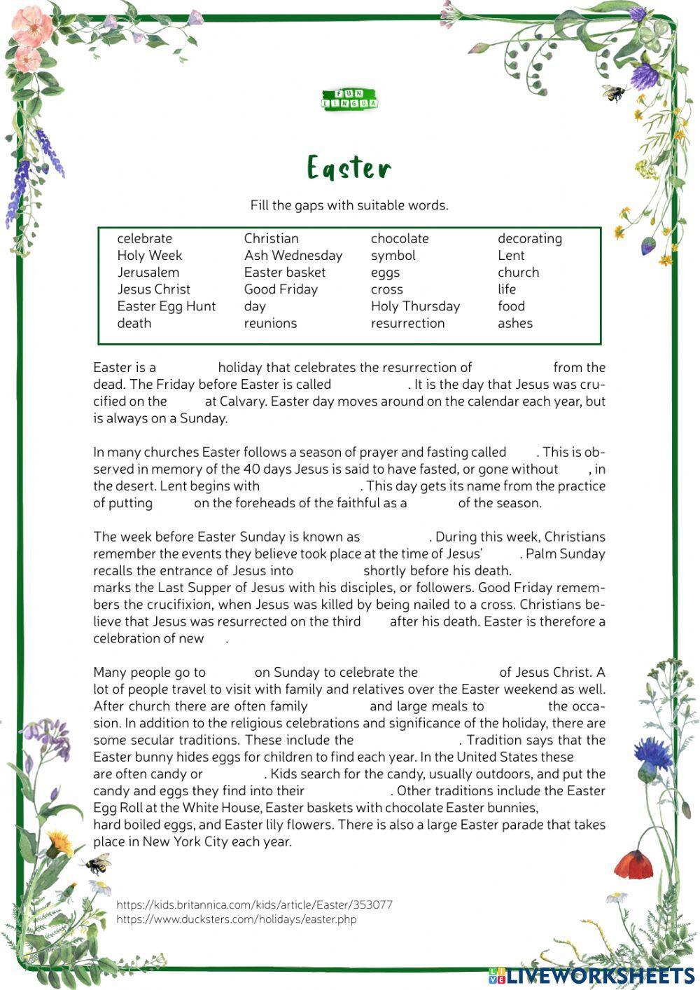 863750 | Easter | teacherneg | LiveWorksheets