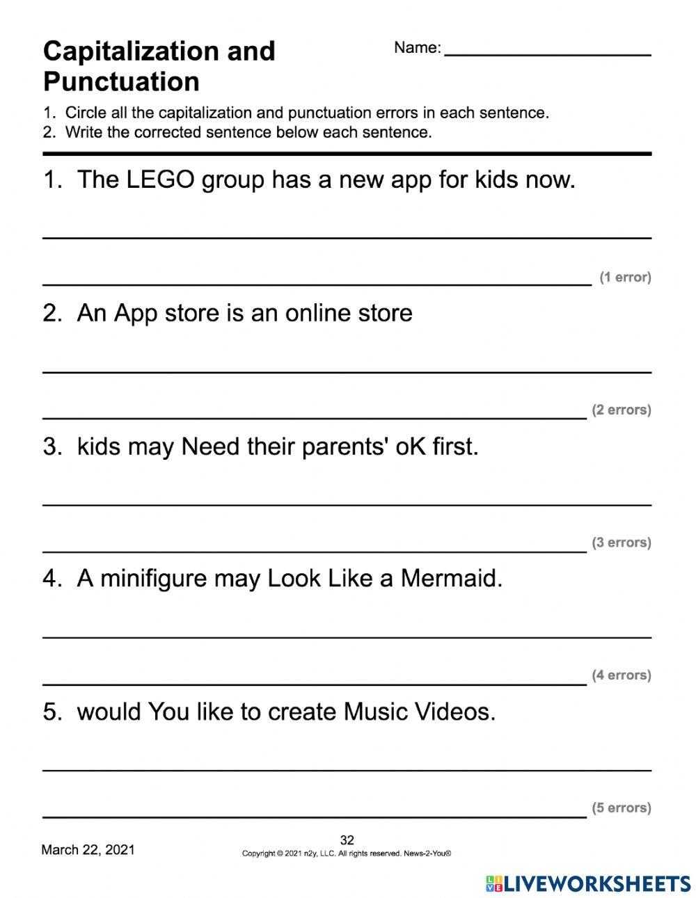 Lego VIDIYO App Worksheets online exercise for | Live Worksheets