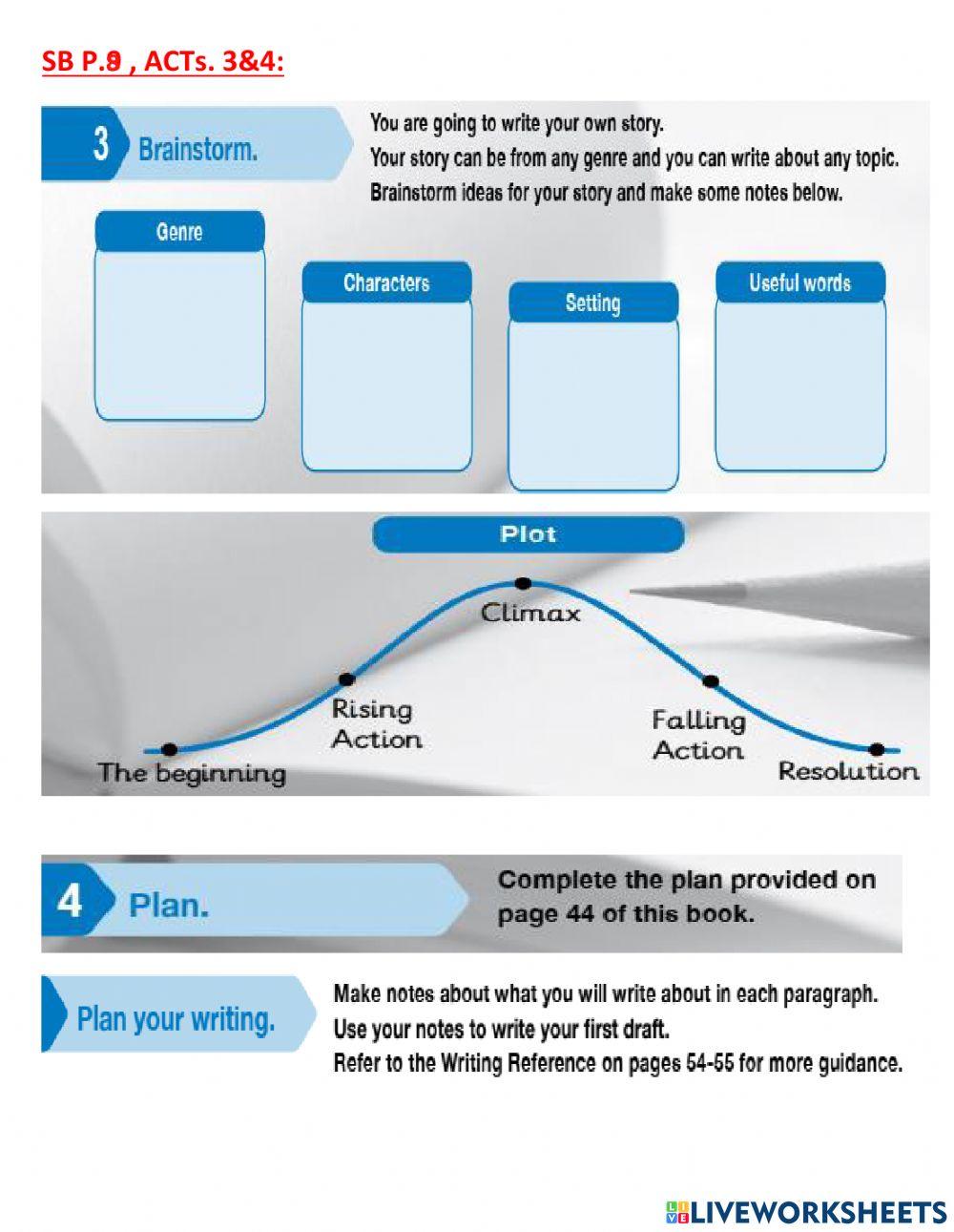 10B SB P. 8, ACTs 3&4 worksheet | Live Worksheets