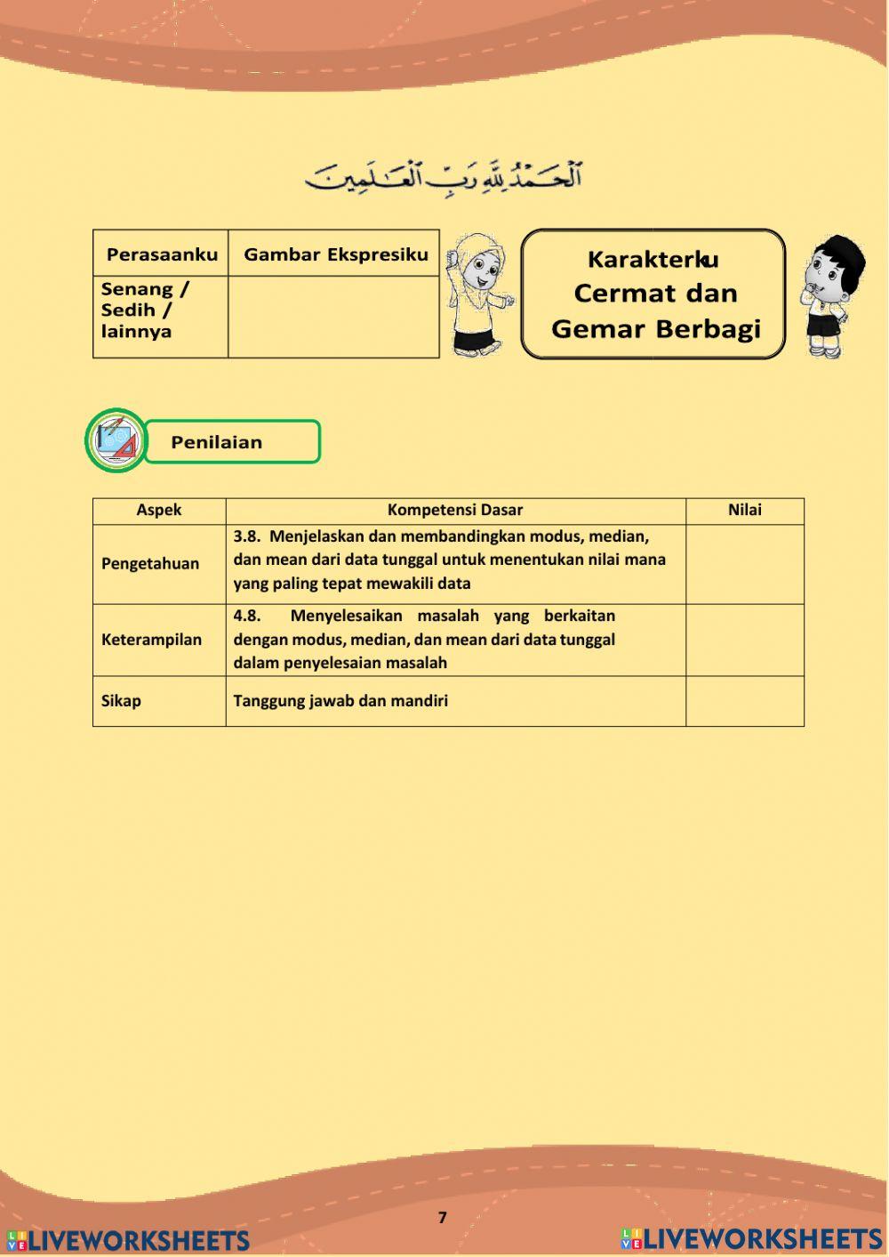 Latihan soal liveworksheet activity | Live Worksheets