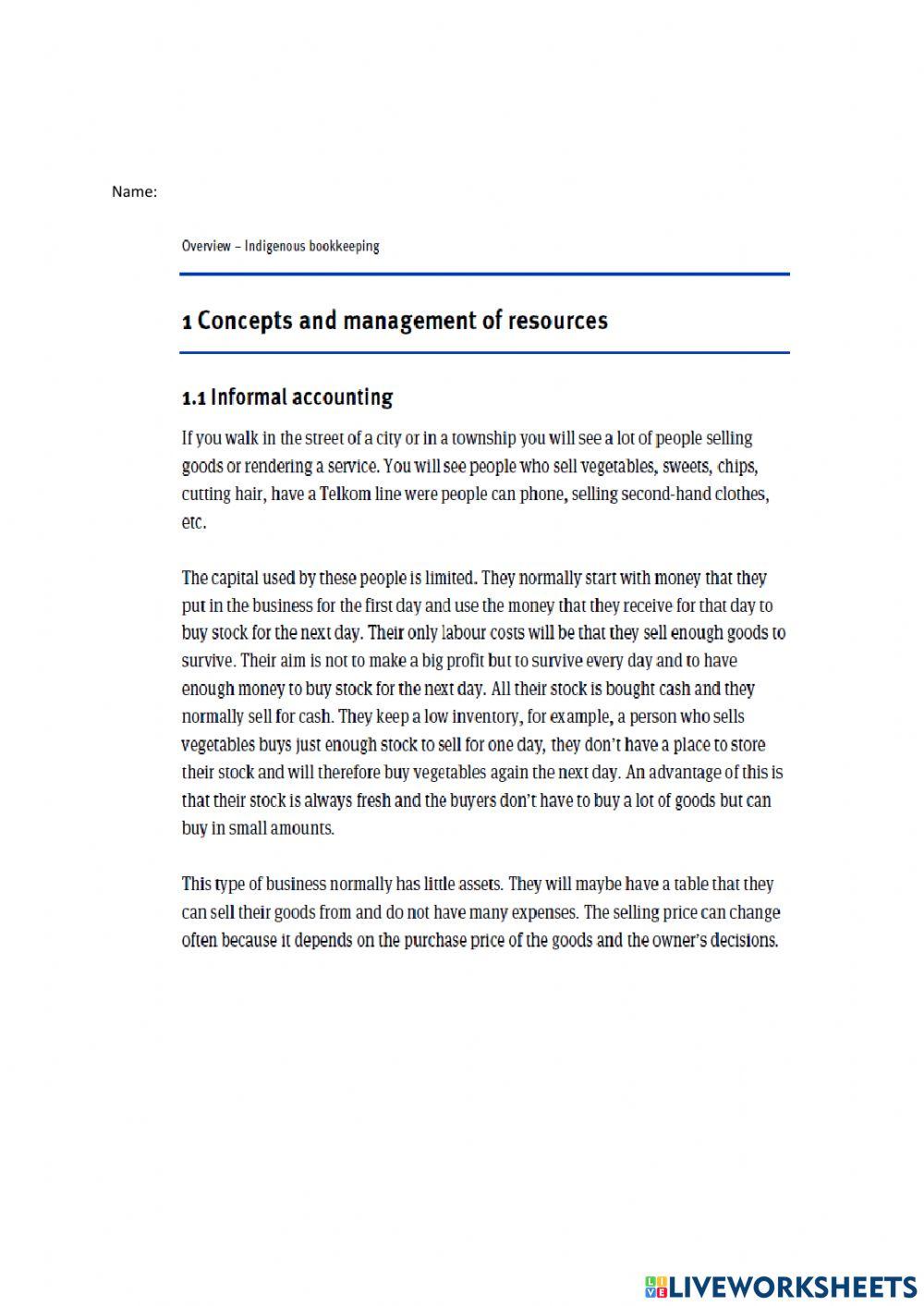 Indigenous book… | Free Interactive Worksheets | 866006