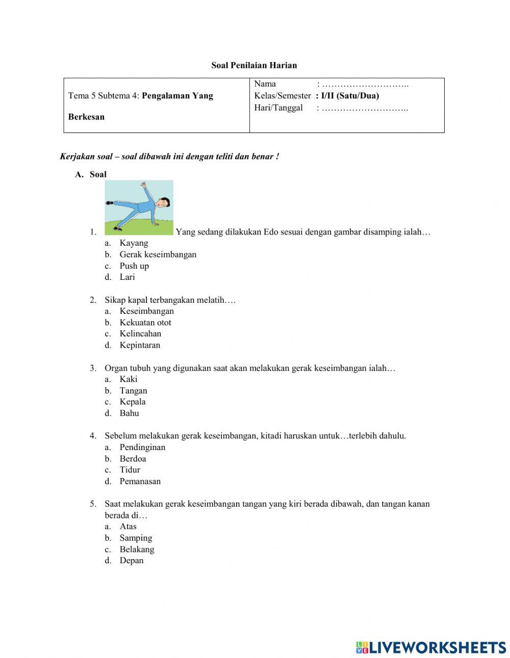 Tema 5 Subtema 4 interactive worksheet | Live Worksheets
