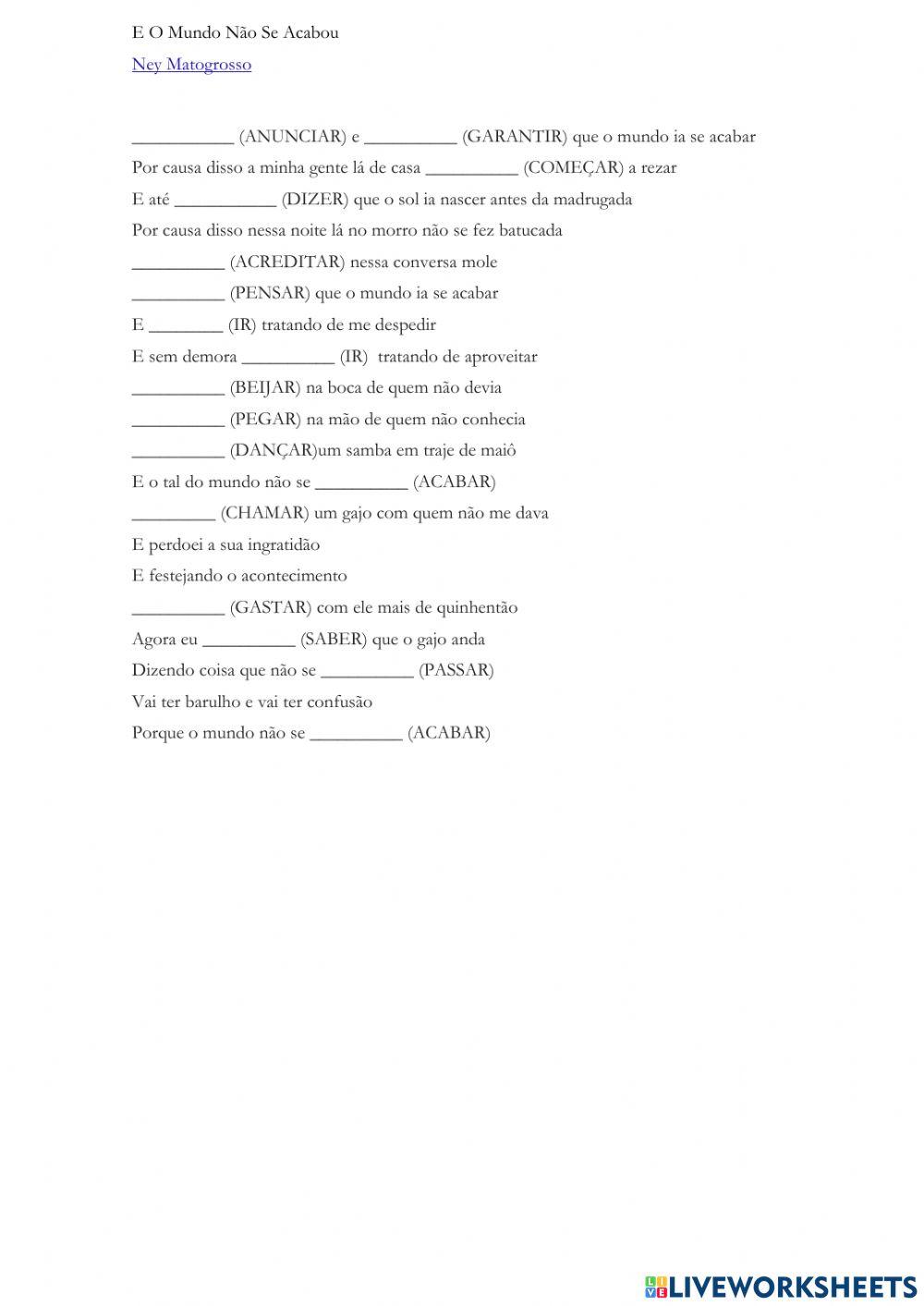 Pretérito perfe… | Free Interactive Worksheets | 866409