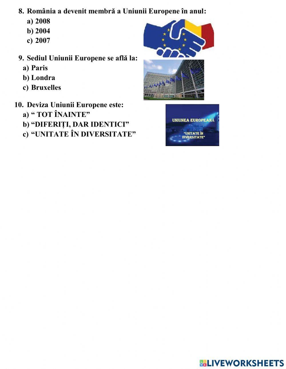 România la cump… | Free Interactive Worksheets | 866572