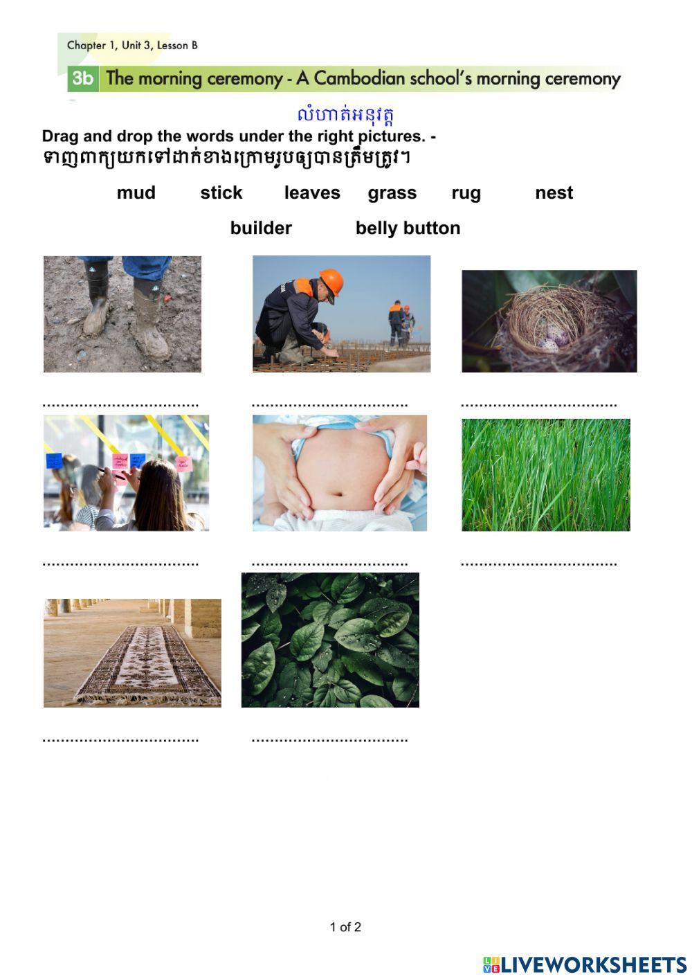 English for Grade 8 - Unit 3C worksheet | Live Worksheets