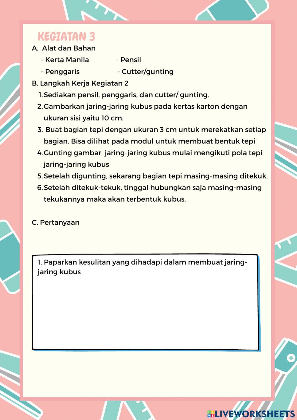 Jaring-jaring Kubus 777876 | Yoga suputra | Live