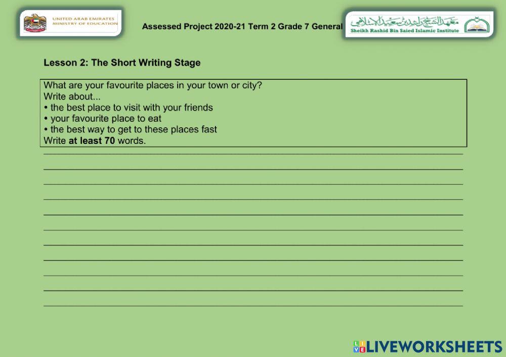 777870 | Grade 7 project | Sheikh Rashid Bin Saied