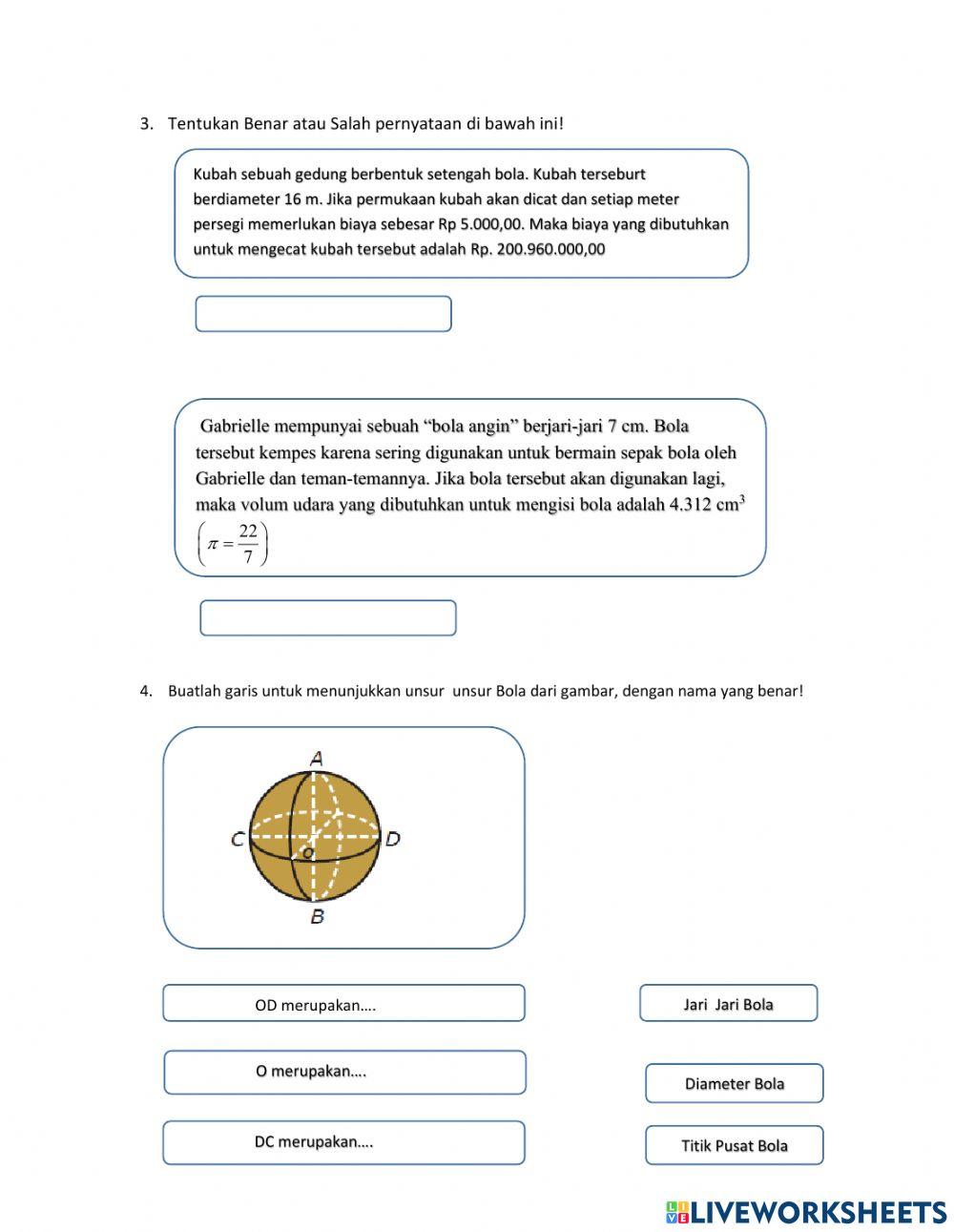 Bola 780024 | wiwin_winarsih | Live Worksheets