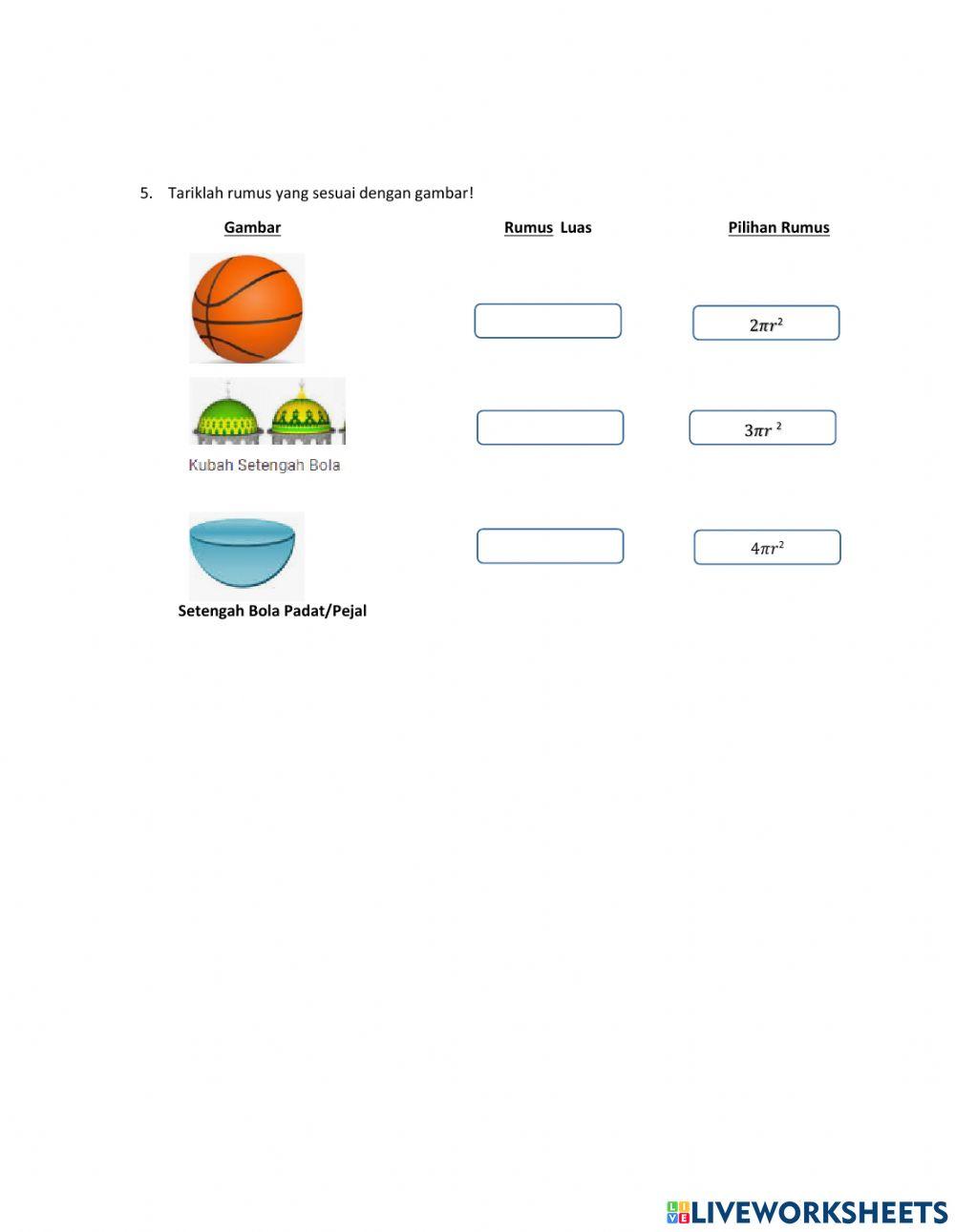 Bola 780024 | wiwin_winarsih | Live Worksheets