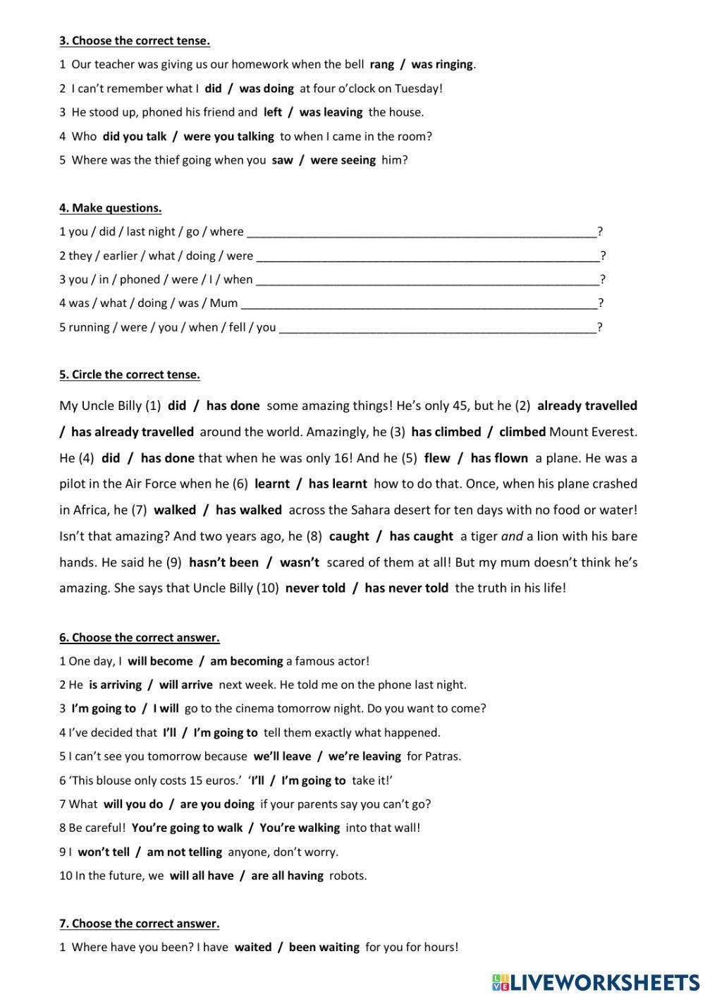 Smash 3 test 1-4 worksheet | Live Worksheets