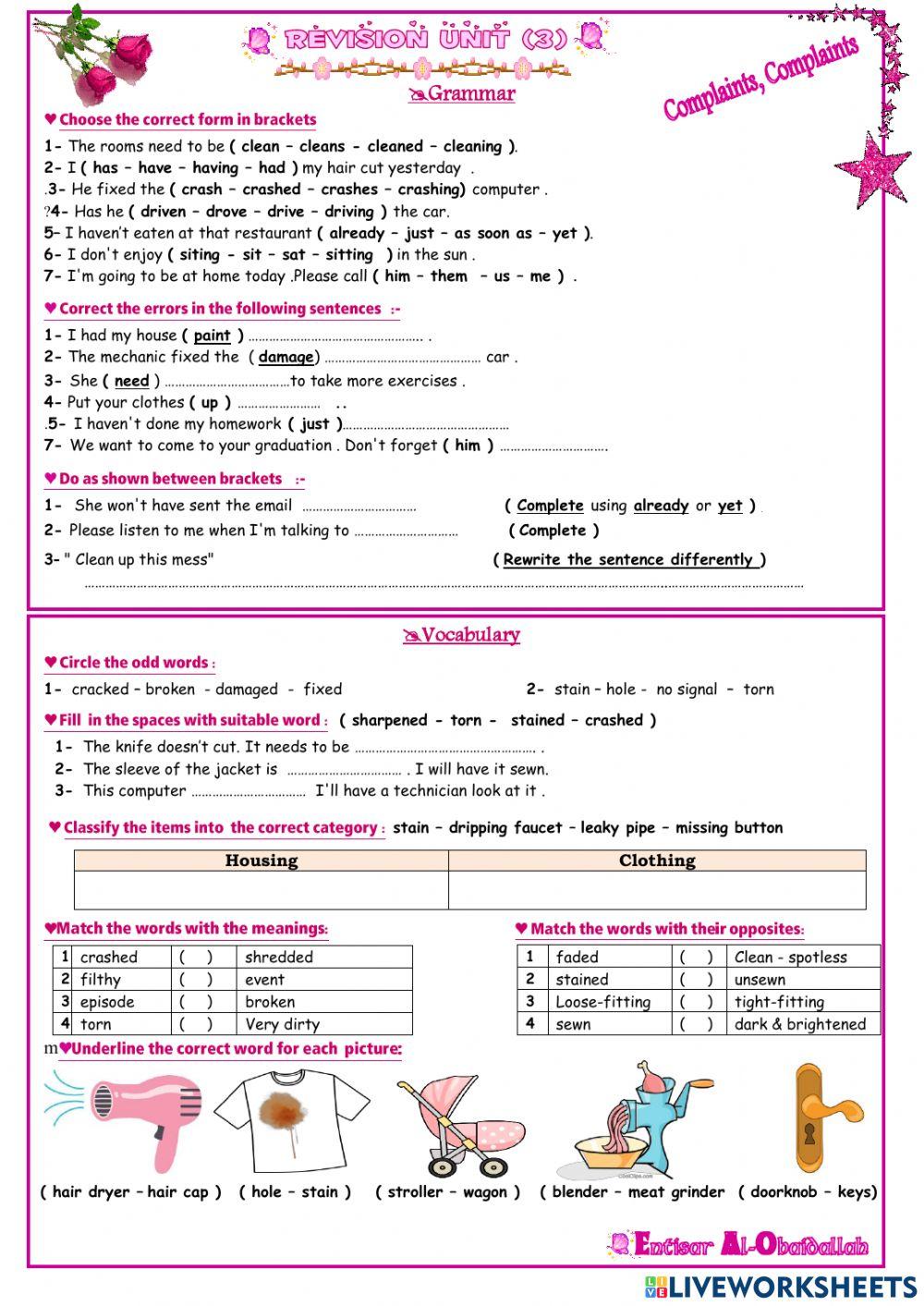 mega goal 2 revision unit 3 4827383 | Tahanimohammed