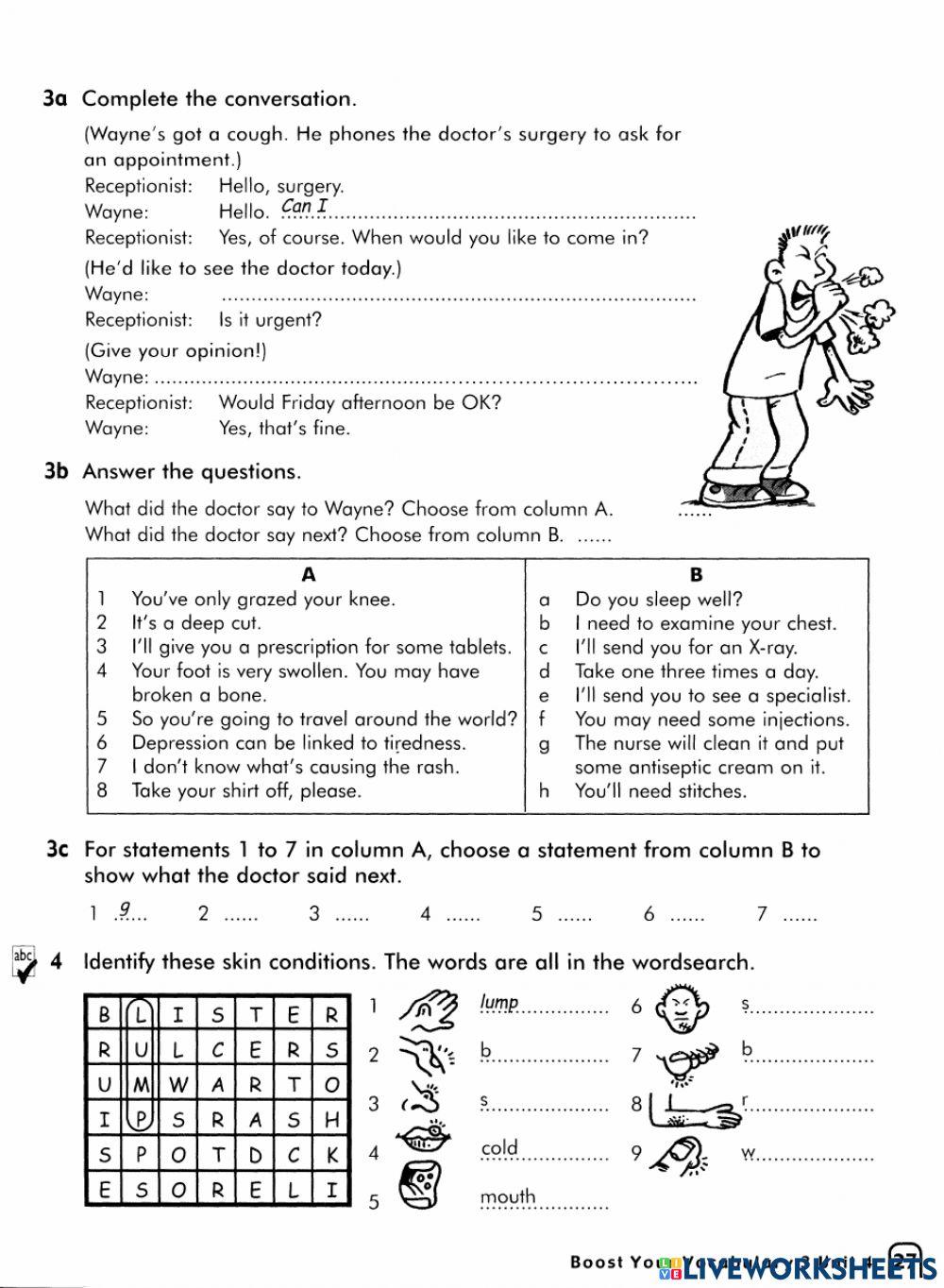 Health online worksheet for 1ELO | Live Worksheets