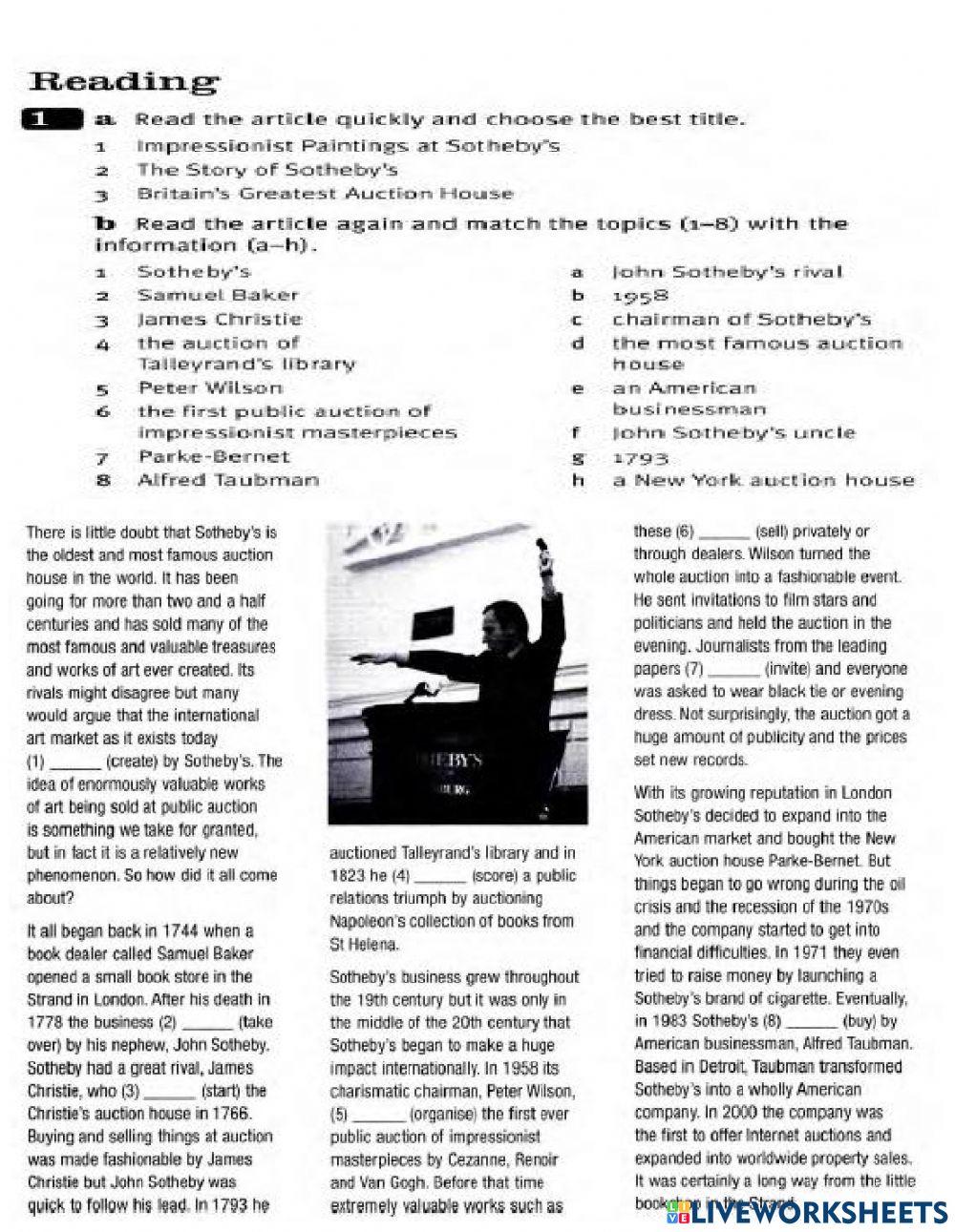 Reading exercise 2 870617 | lucila_carrillo | Live