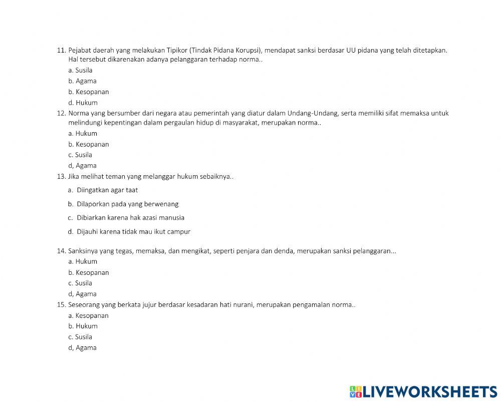 Pkn 8 worksheet | Live Worksheets