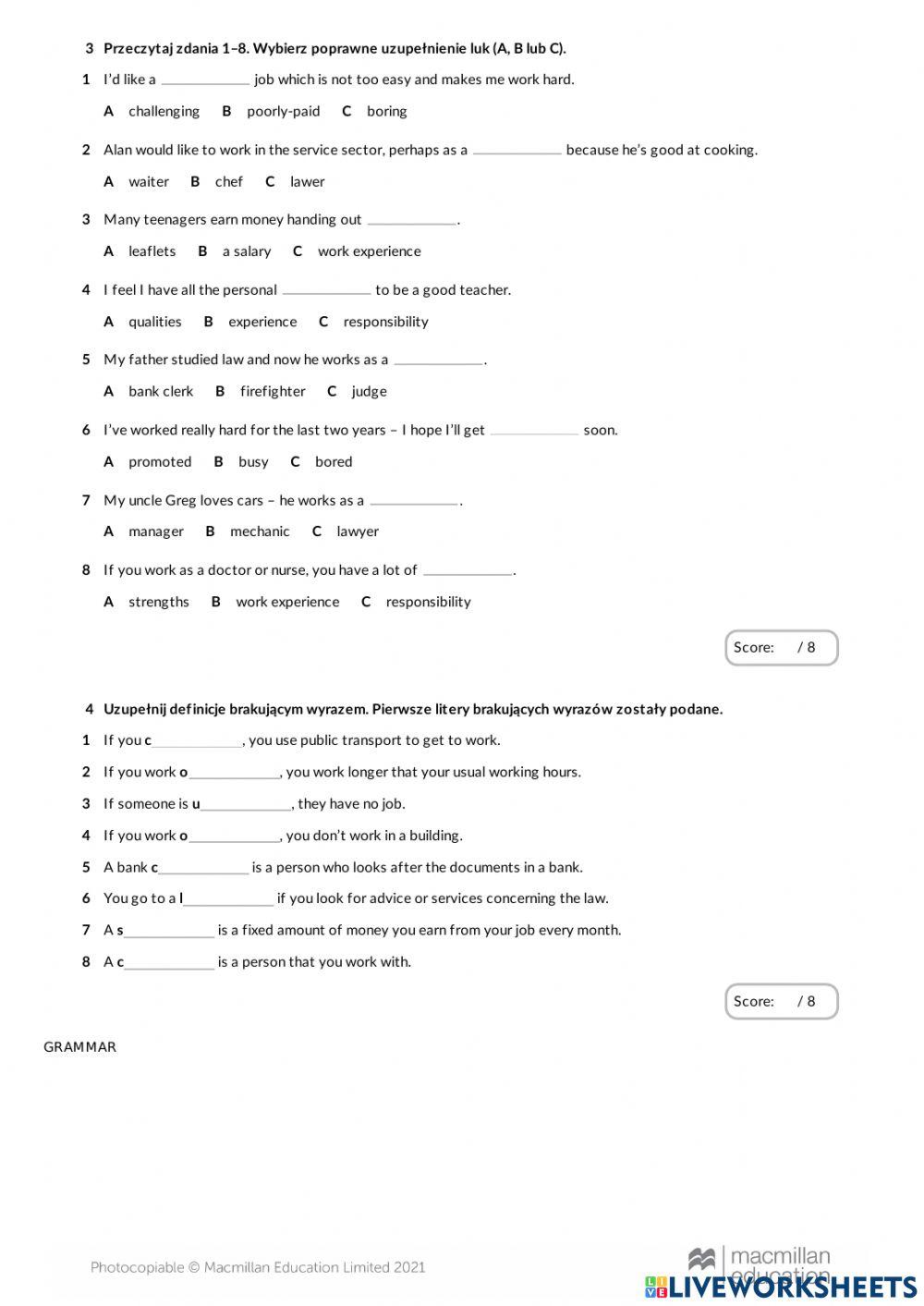 Repetytorium Ós… | Free Interactive Worksheets | 4926246