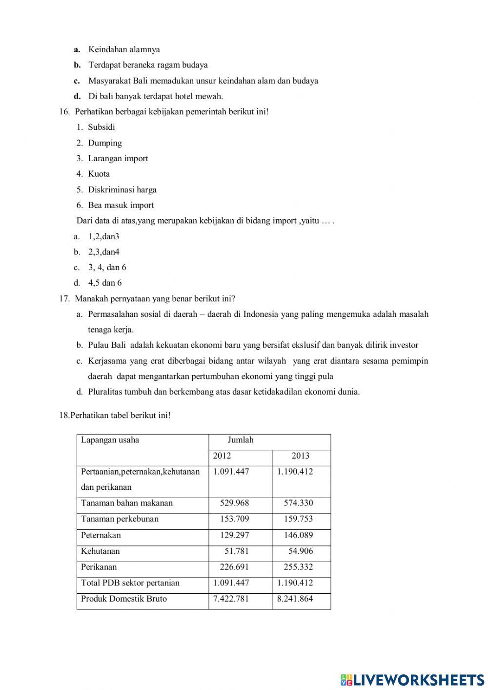 Pts ips tk9 sm2 worksheet | Live Worksheets