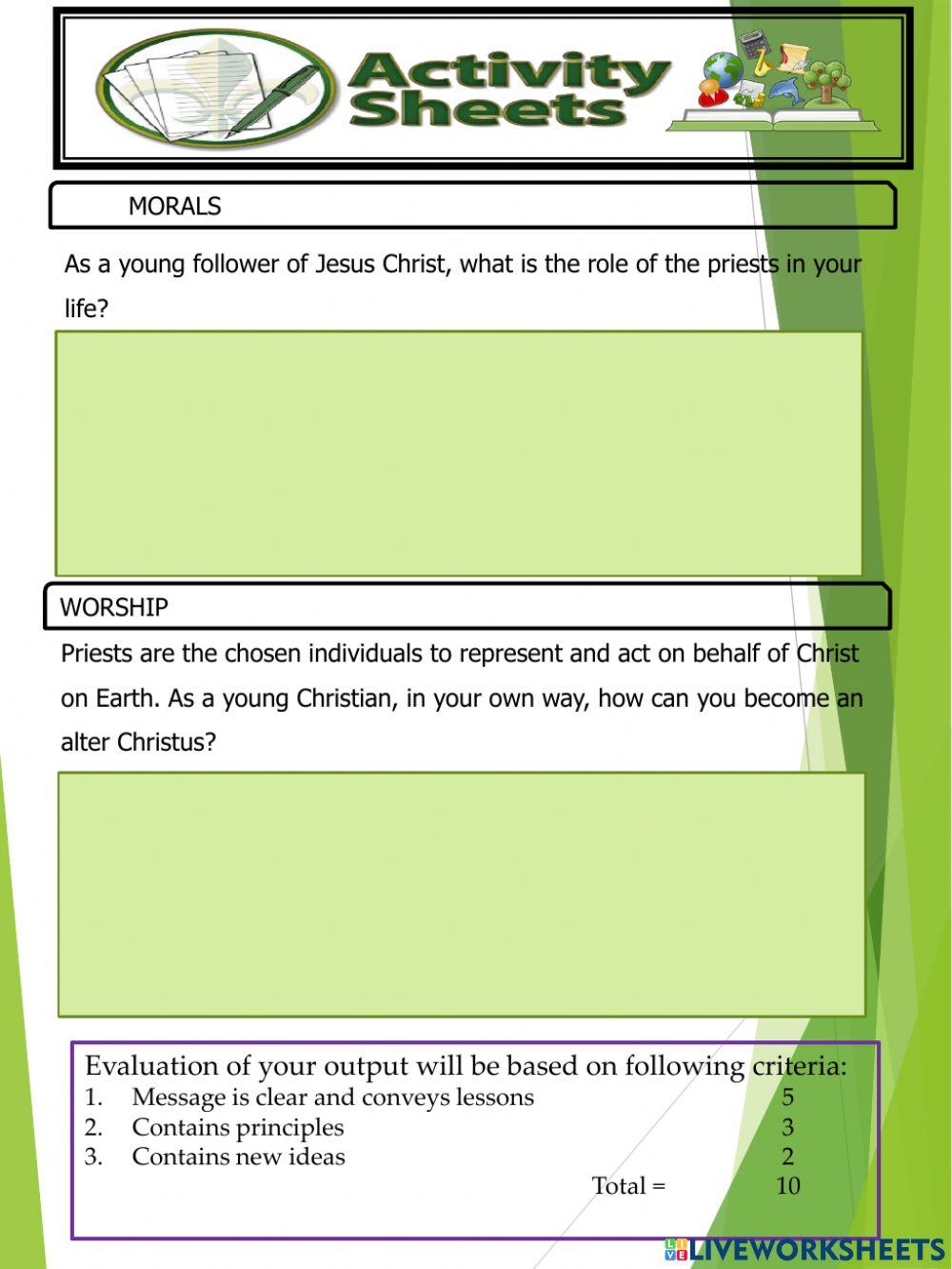 Ia q4w3 worksheet | Live Worksheets