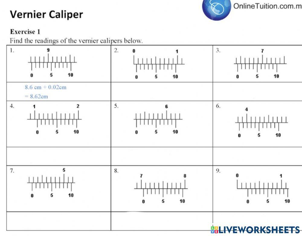 Tolok skru no e… | Free Interactive Worksheets | 781696