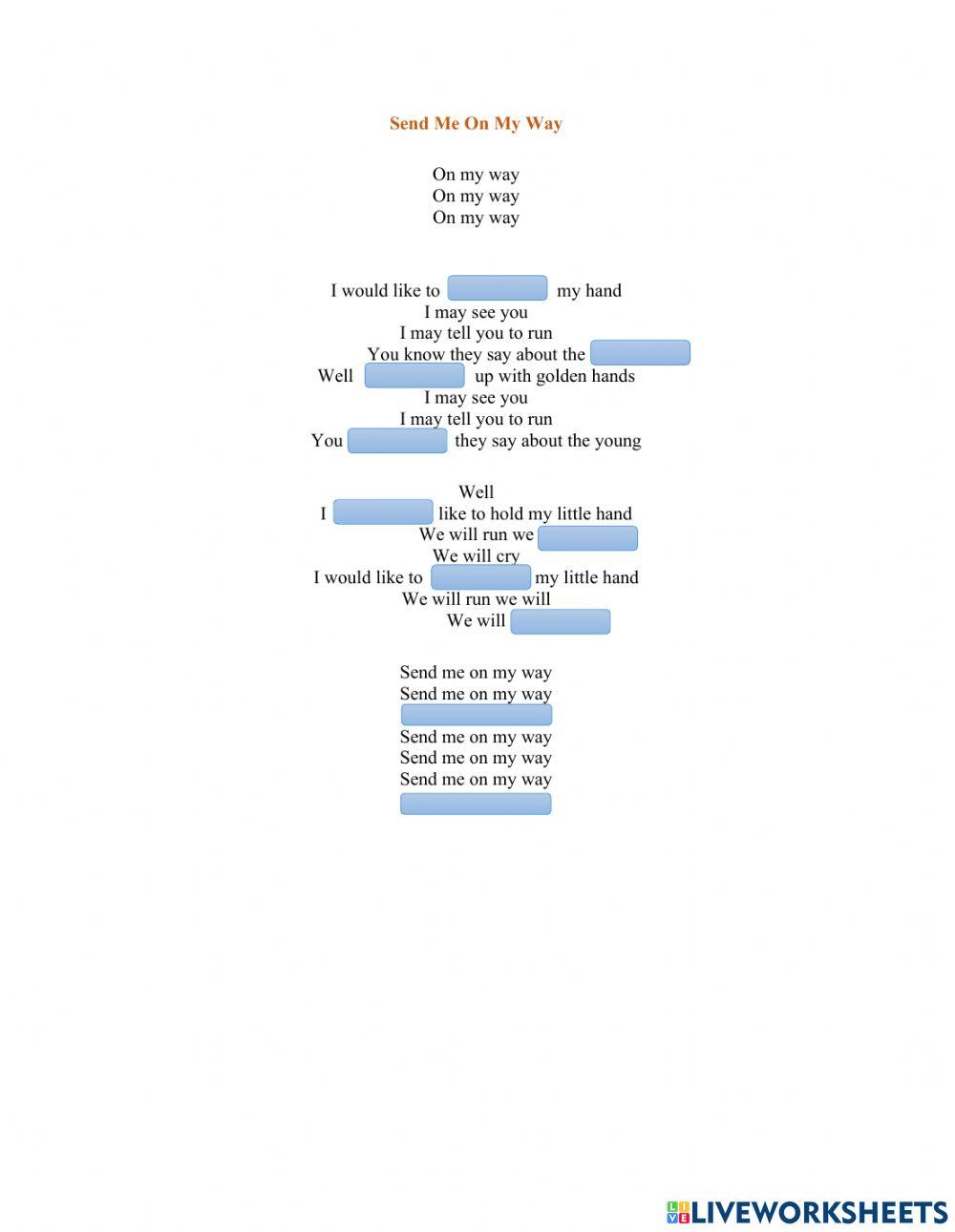 6459544 | Send me on my way | TeacherGeoco