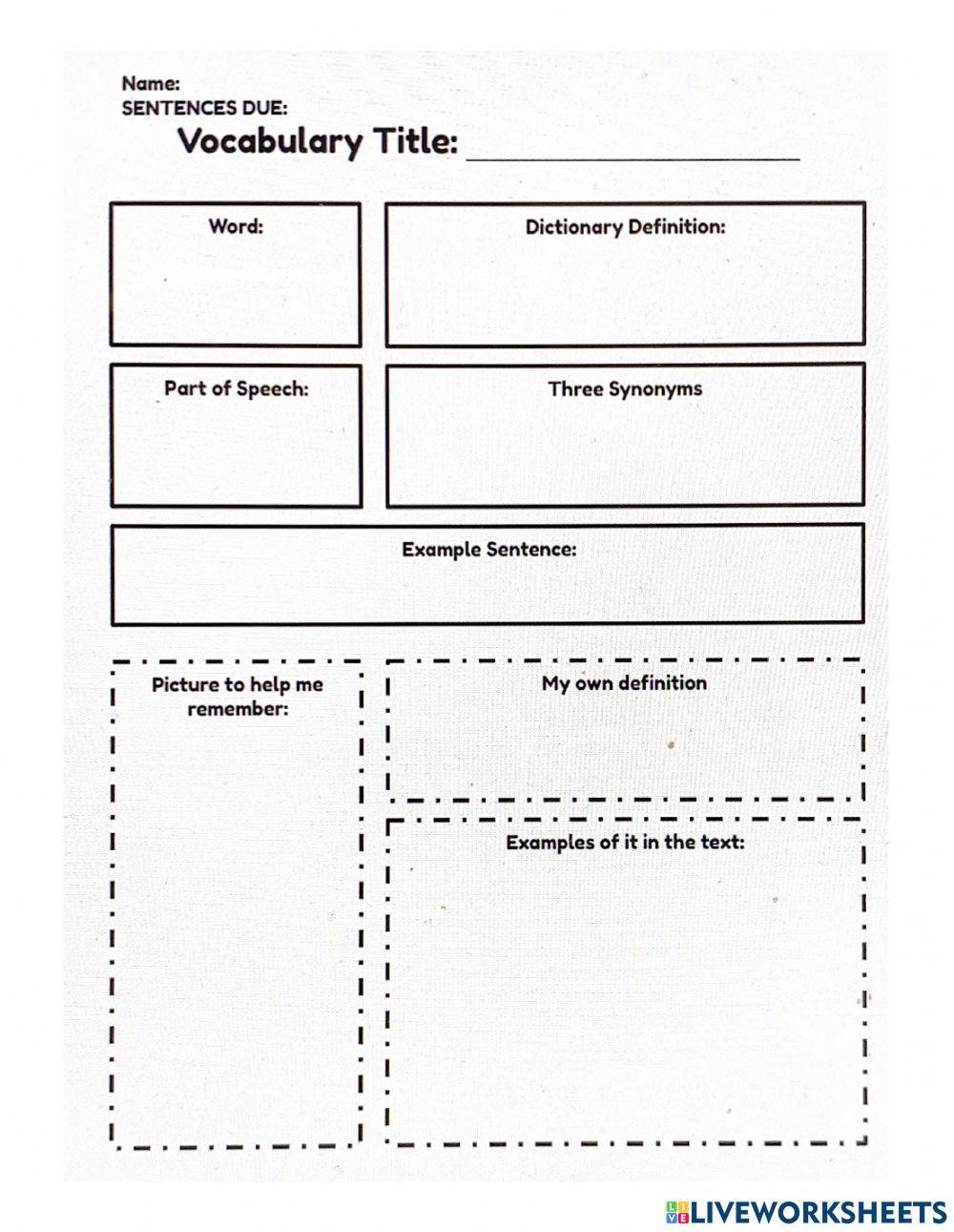 Language online exercise for 2-7 | Live Worksheets