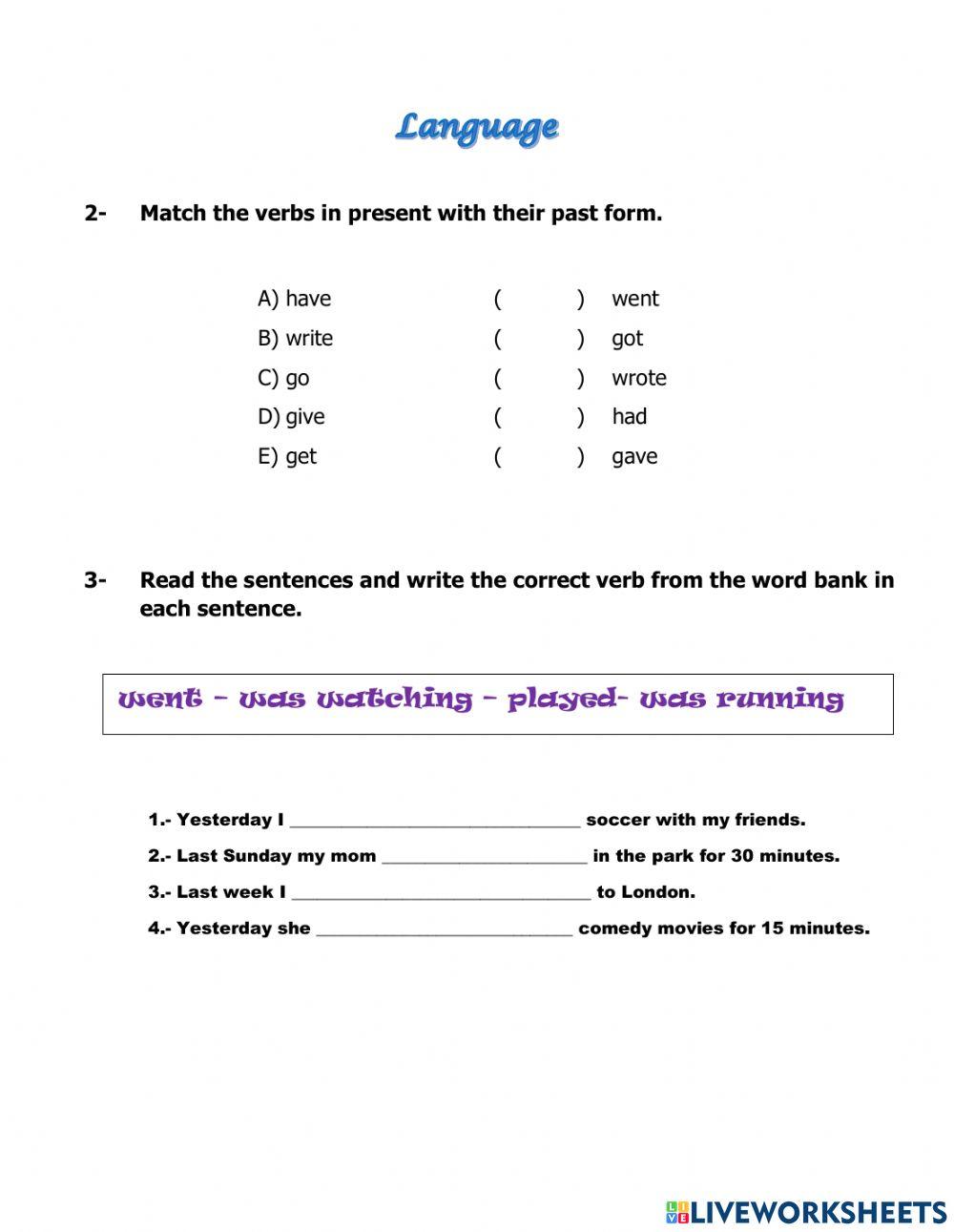 Evaluation 6th changes worksheet | Live Worksheets