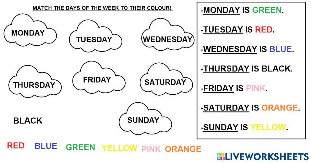 week in colour