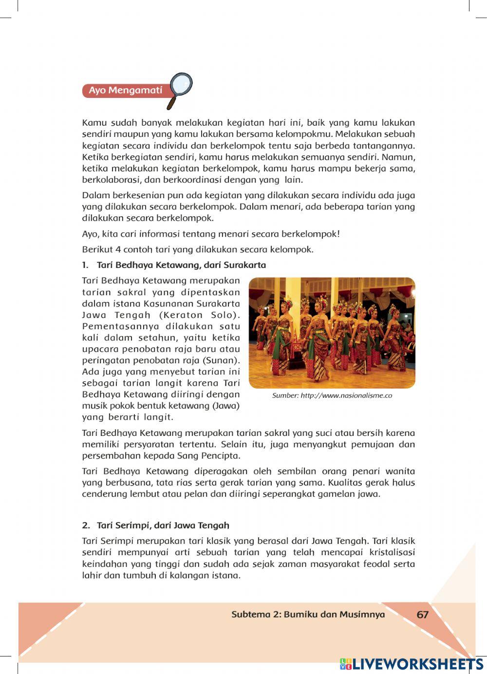 Modul Tema 8 ST 2 Pb 4-5 worksheet | Live Worksheets