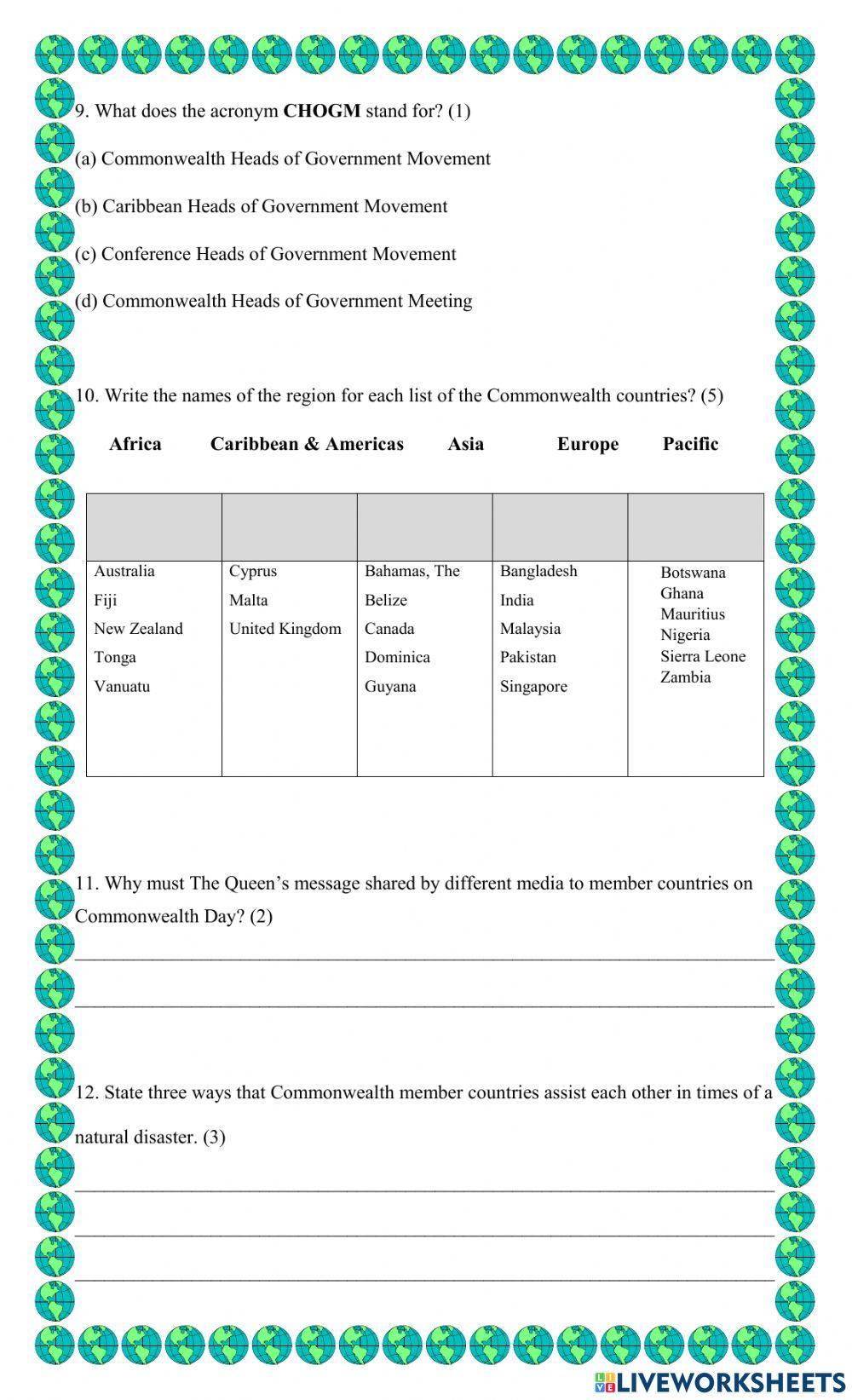 786357 | Commonwealth of Nations | Shantel Paul