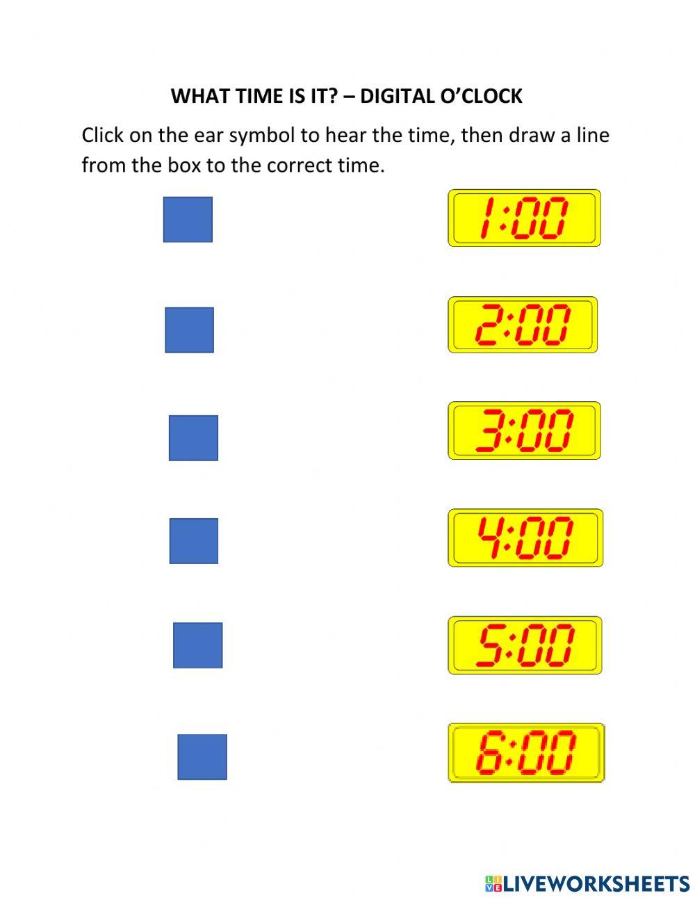 786632 | What Time Is It? - Digital O'Clock | carterch