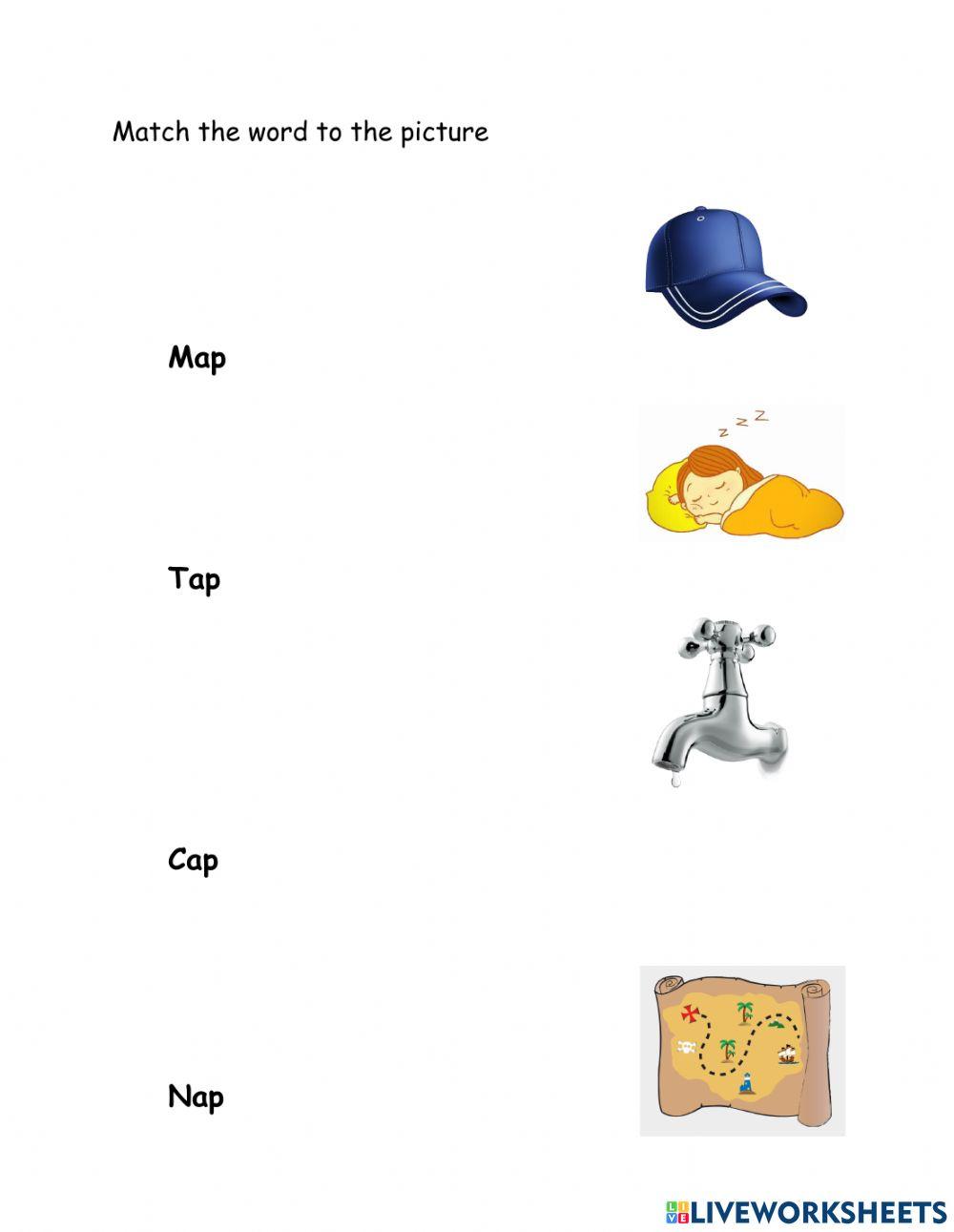 791848 | -AP Word Family Matching Worksheet | brigitteb